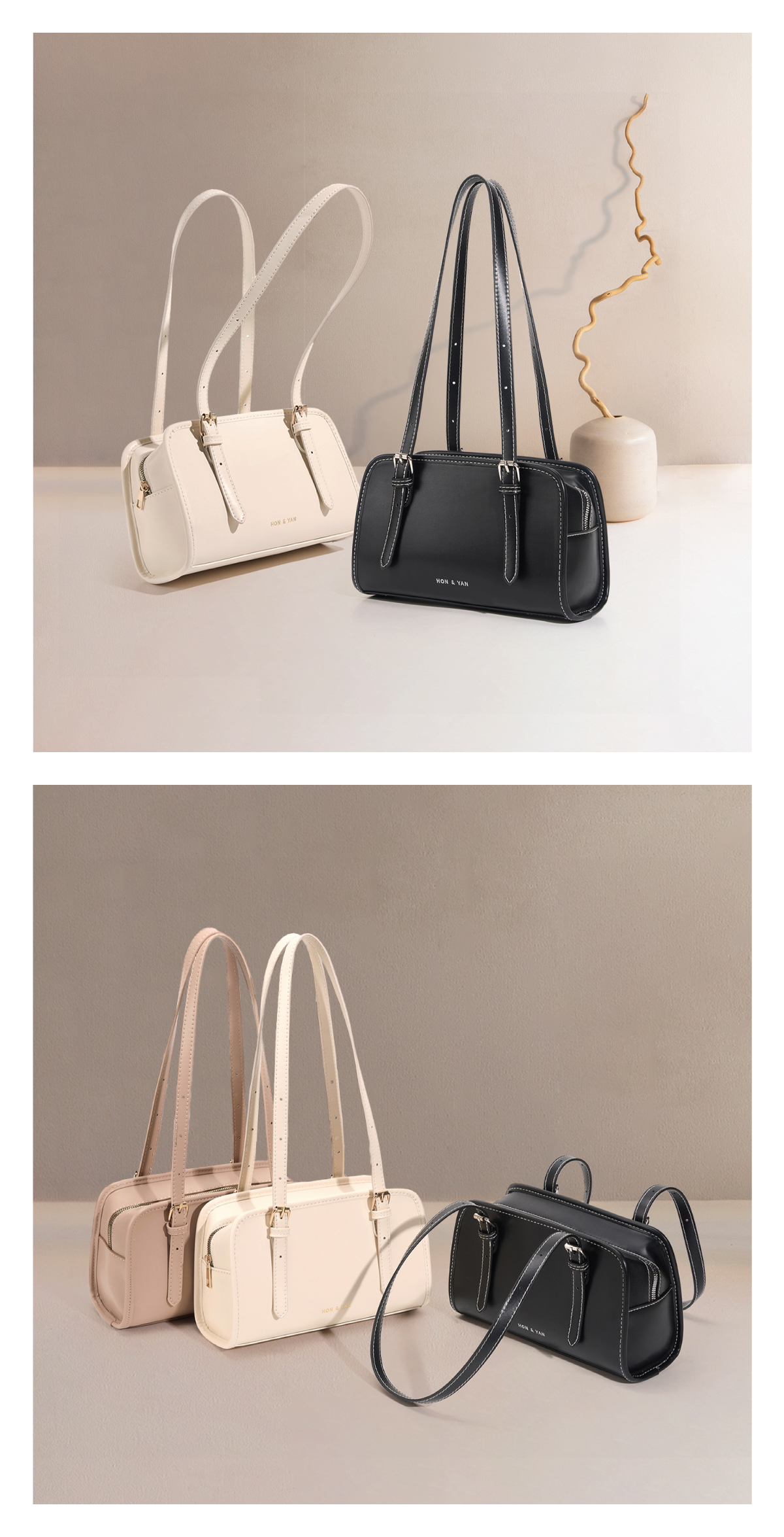 Jual [TERBARU] HONYAN Tas Wanita Rini Shoulder Bag Tas Bahu Sederhana ...