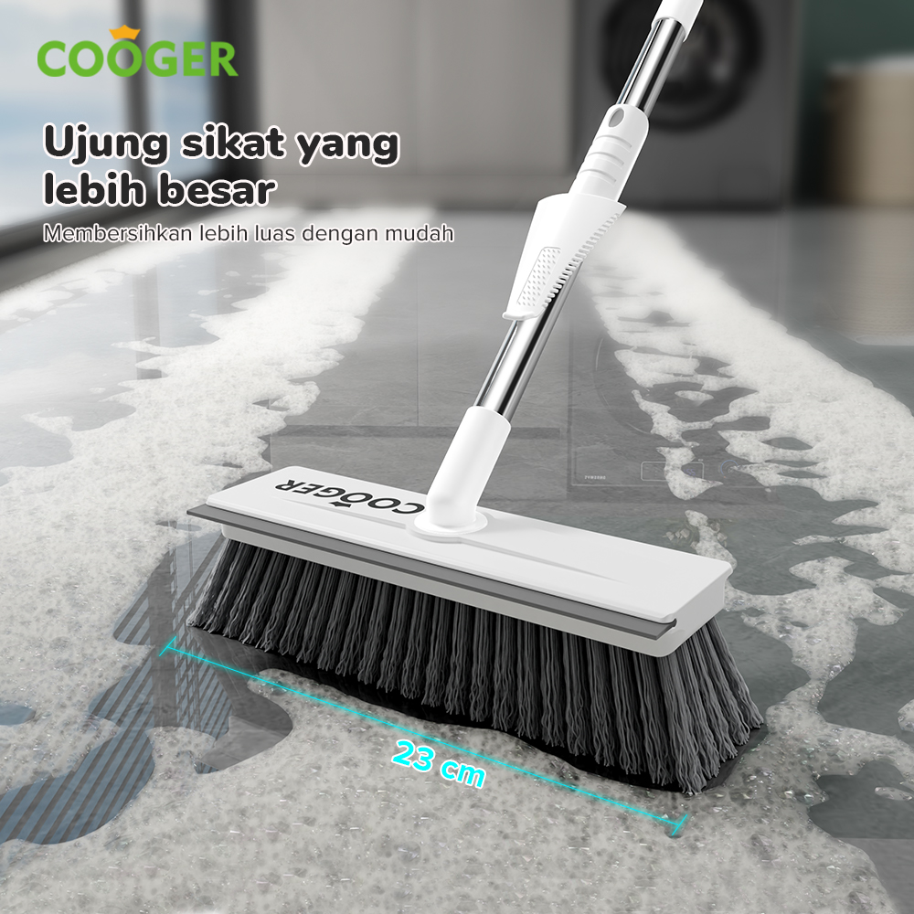Jual COOGER Sikat Lantai 3IN1 Dengan Wiper Multifunction Toilet Brush ...