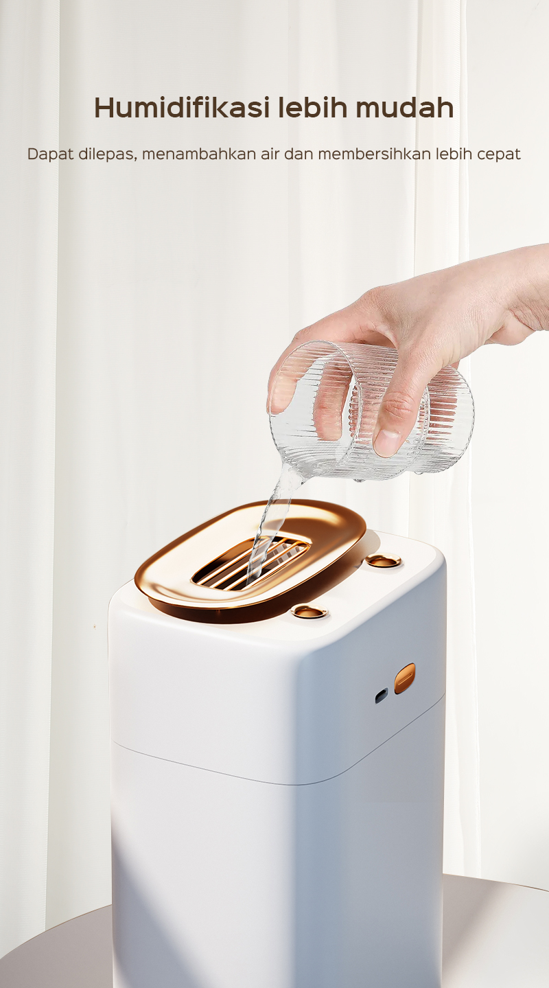 Jual HAN RIVER Humidifier Diffuser air purifier 1.3L Kapasitas tinggi ...