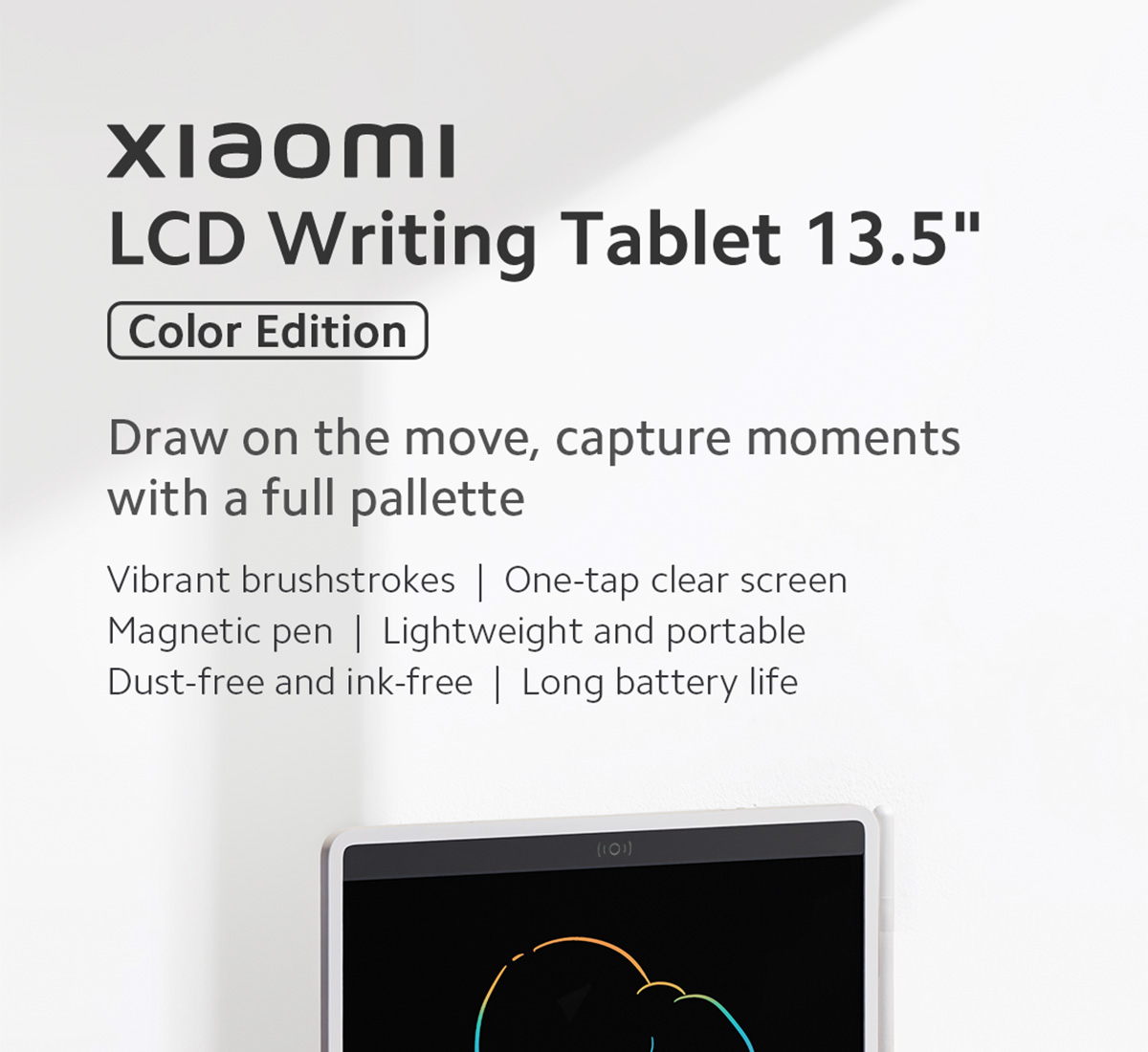 Jual Mi LCD Writing Tablet 13.5 | One tap clear screen | Ultra light ...