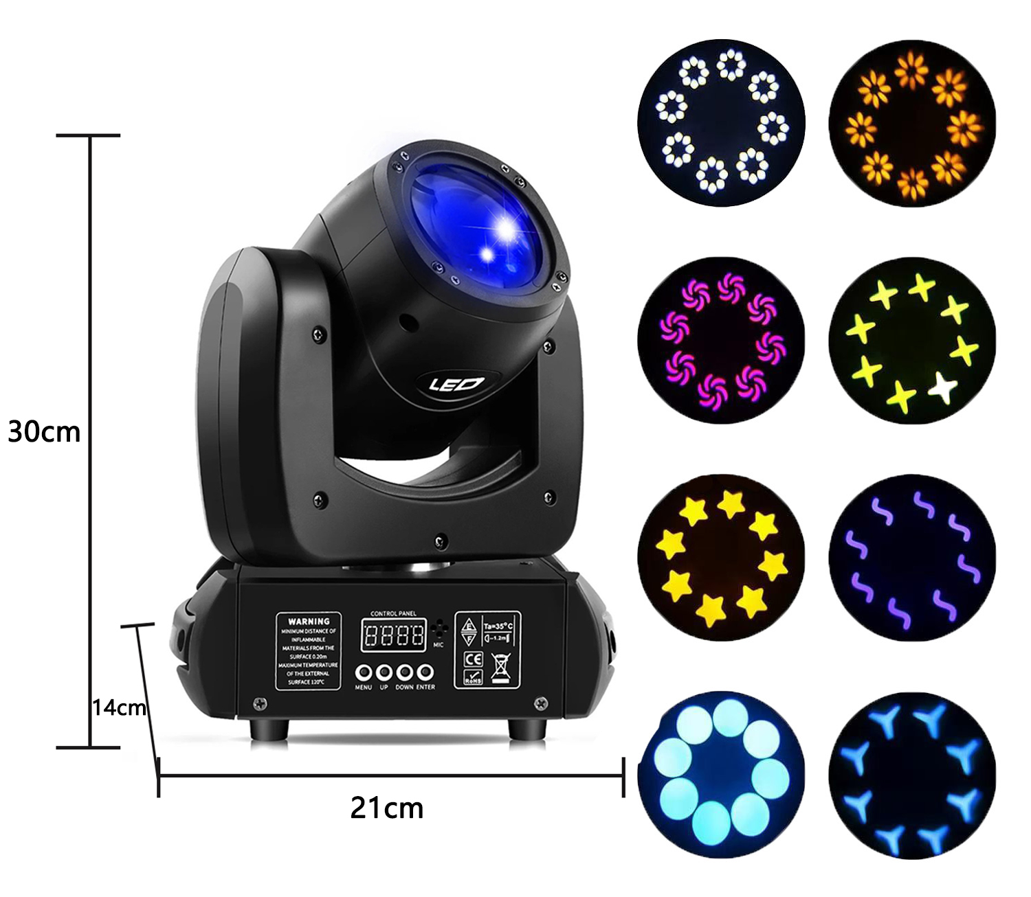 Jual Kaiy/beam mini/Lampu Sorot Panggung Light 100w Moving Head Beam ...