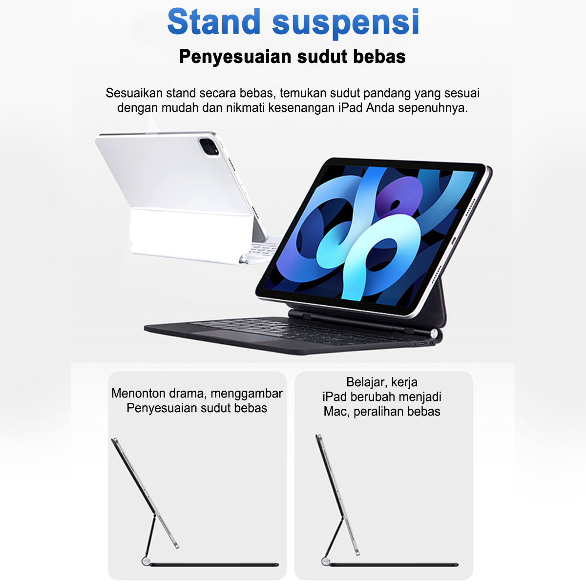 Jual DL for Magic Keyboard Case For iPad Air 4 ipad Air 5 iPad Pro 11 2024 Floating Cantilever ...