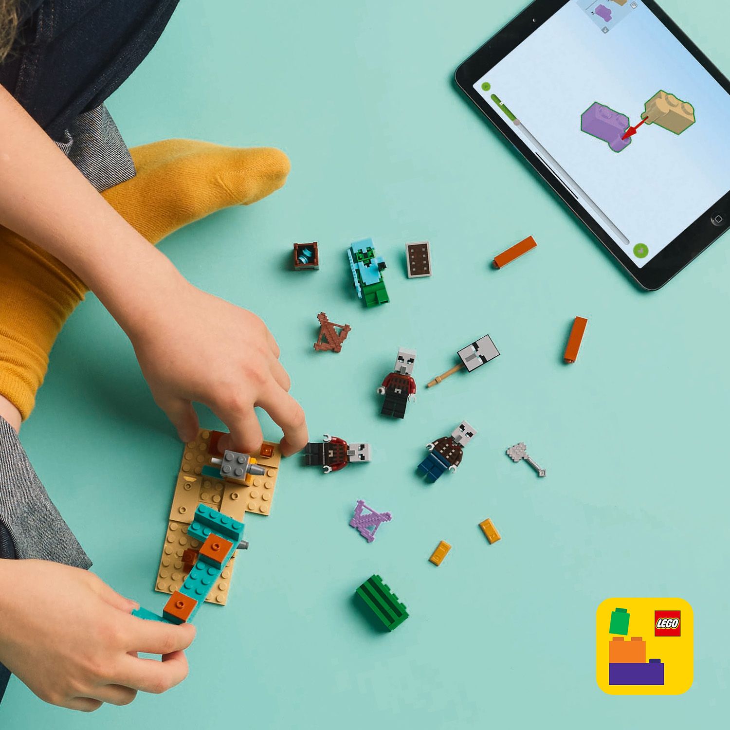 Jual LEGO Minecraft 21267 The Illager Desert Patrol (105 Pieces) Mainan ...