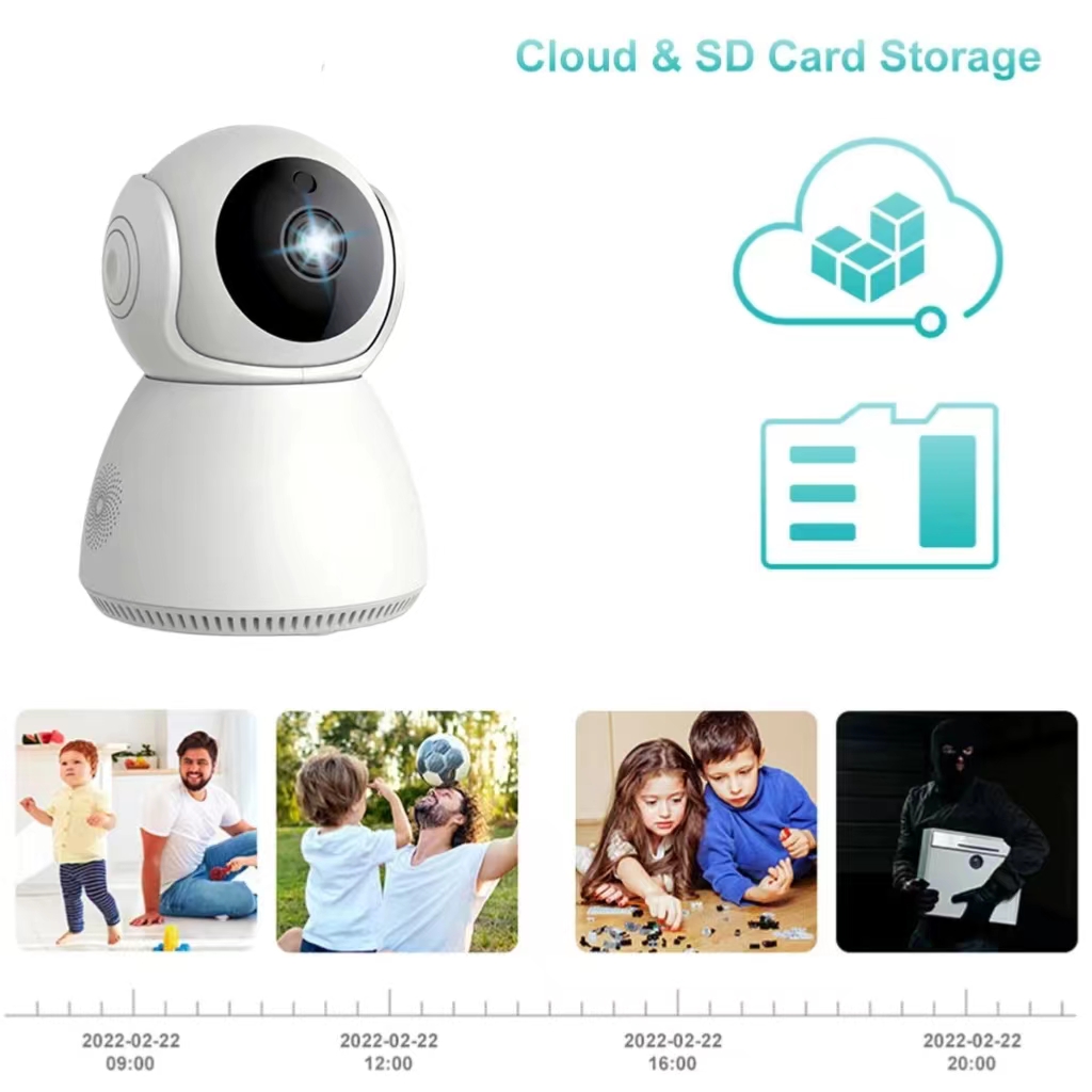 Jual V380 Pro CCTV 360° PTZ Full View Night Vision WiFi Connection Two ...