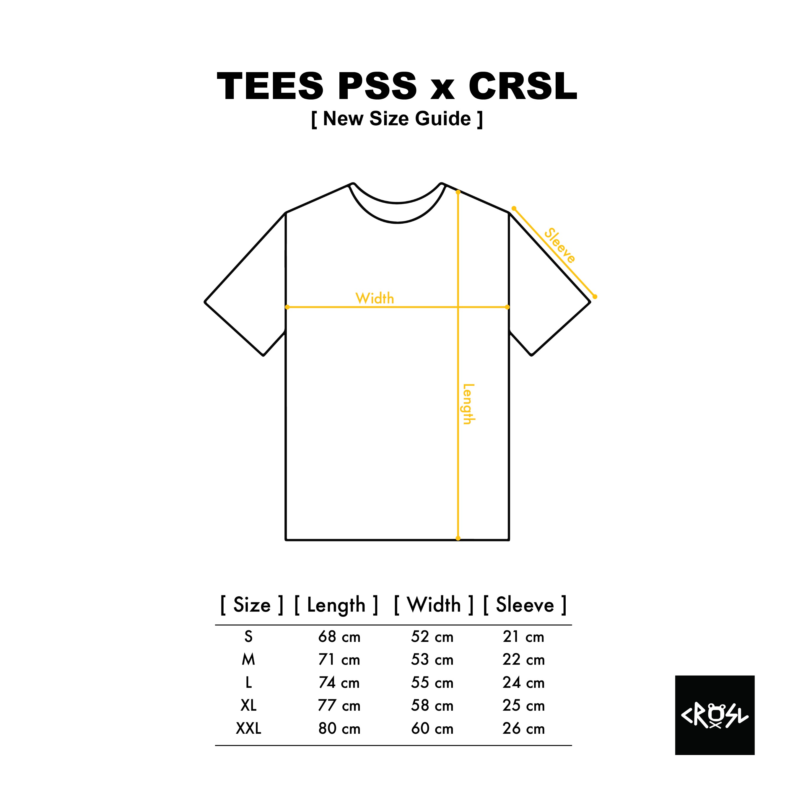 Jual CRSL X PSS Reguler Tees White I Graphic Tee I T-Shirt I Kaos ...