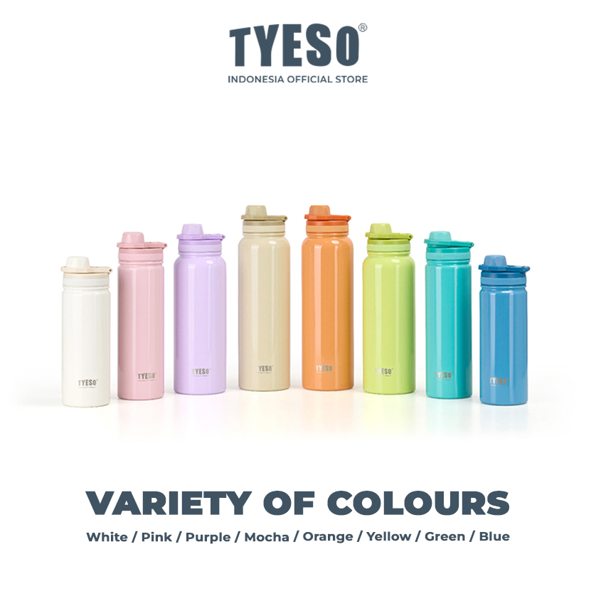 Jual Tyeso Tumbler Botol Minum Stainless 600mL TS-8706C Sports Vacuum Insulated BPA FREE 20 Oz ...