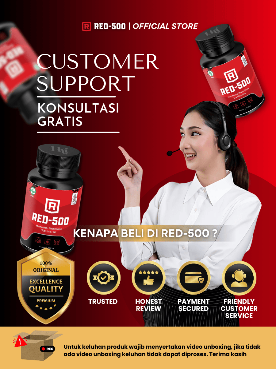 Jual RED-500 Suplemen 1 Botol Isi 30 Kapsul BPOM & Halal | Shopee Indonesia