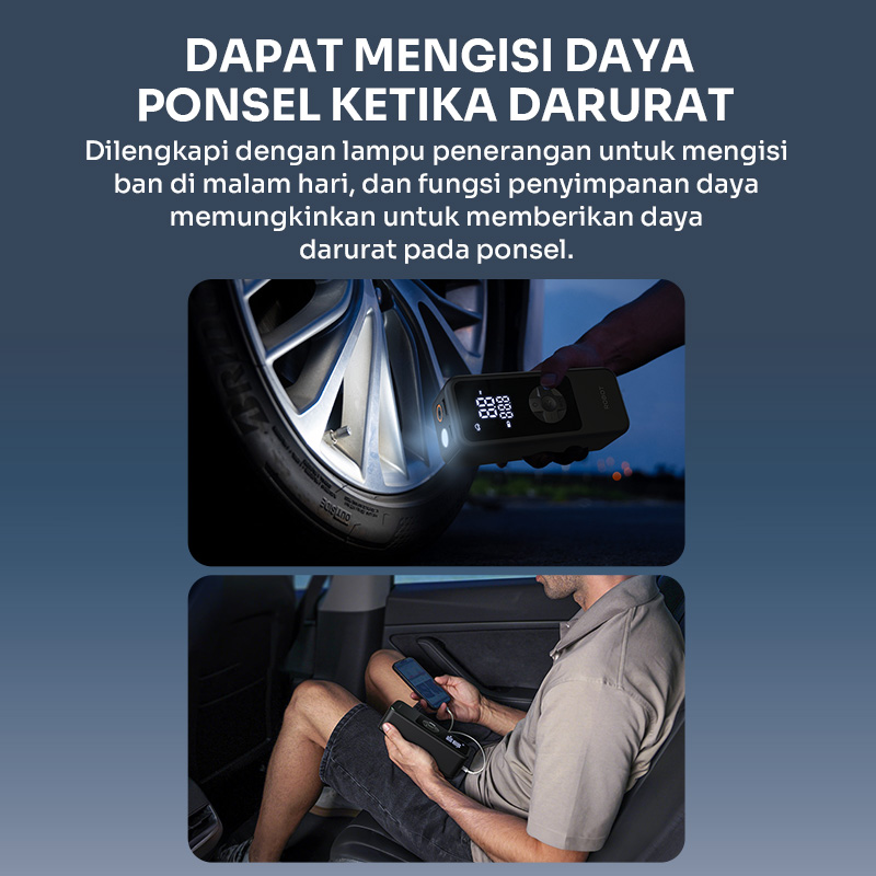 Jual ROBOT Pompa Ban Elektrik Mobil/Truk/Motor/Bola Inflator Air Pump ...