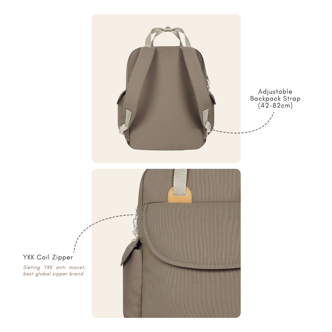 Jual Bigmo Tas Ransel Wanita Water Resistant Water Proof Tara Midnight ...