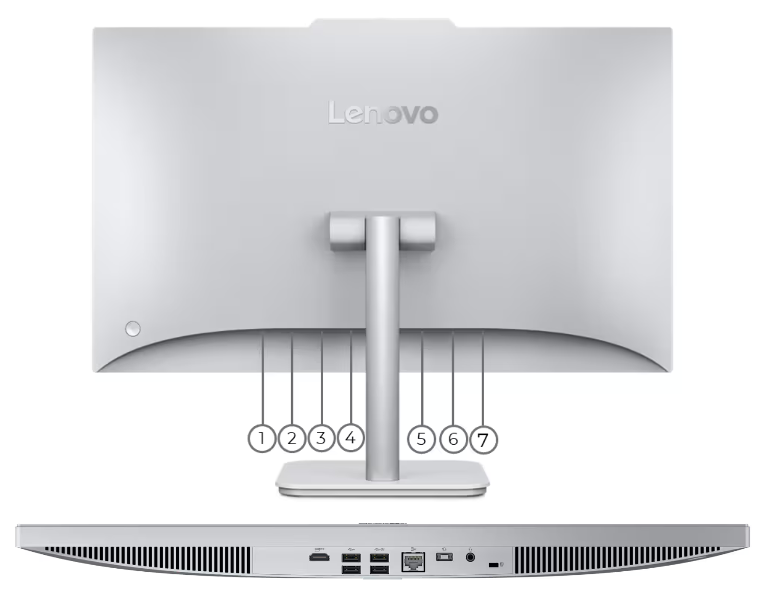 Jual Lenovo PC AIO A100 0FID Intel N100 DOS 8GB 512GB SSD 23.8" FHD IPS ...