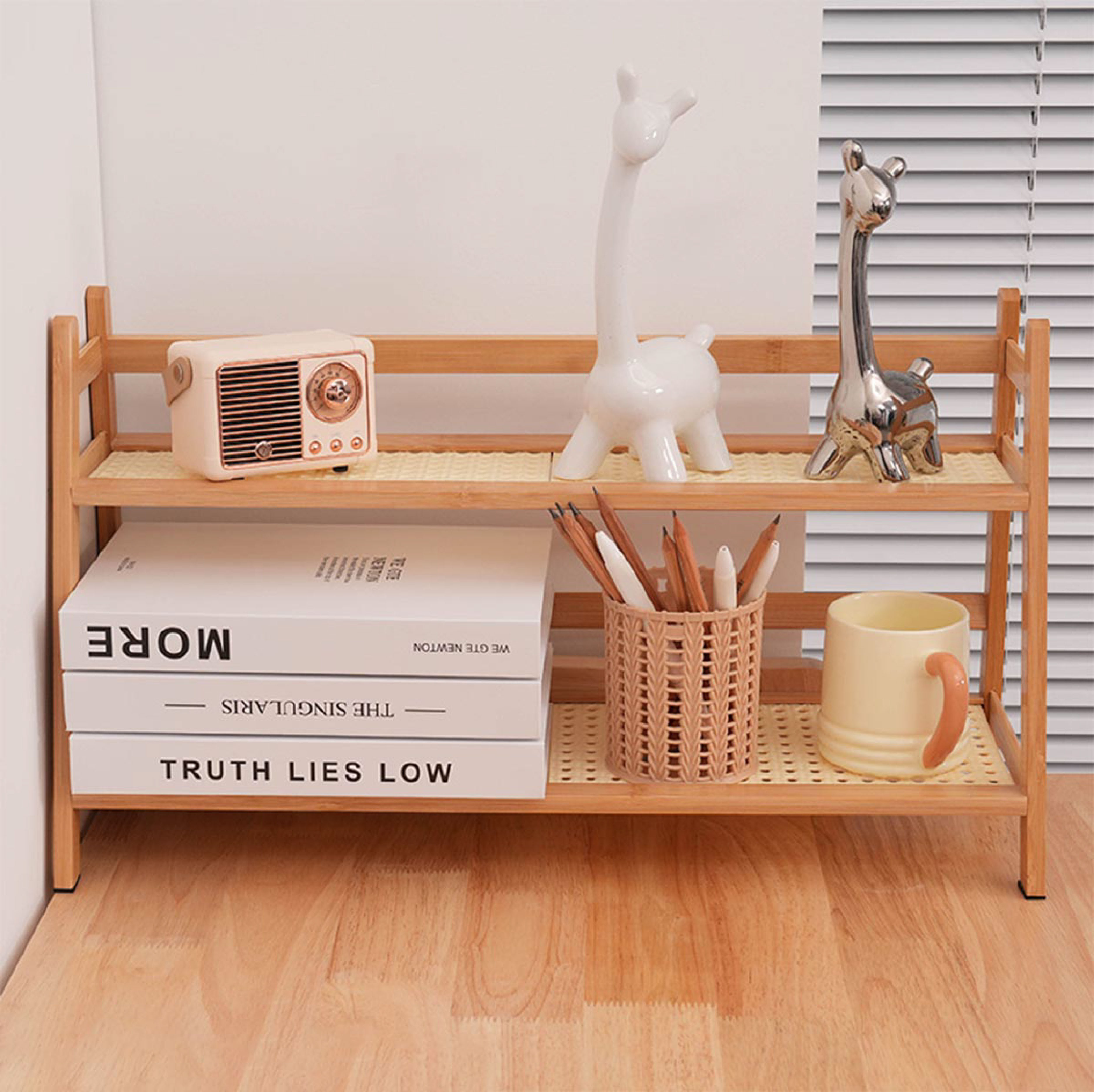 Jual Homedoki bambu - Rak Meja Kayu / Rak Susun Serbaguna / Rak Kayu ...