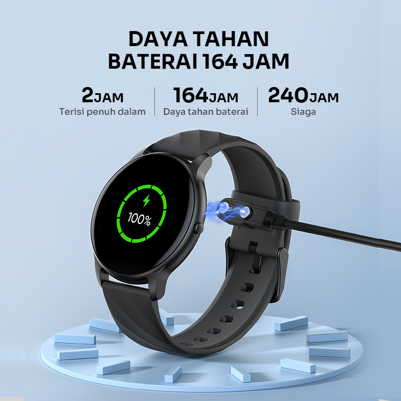 Jual ROBOT Smartwatch GT 1 Smartwatch Aluminium Alloy 1.32 Inch ...