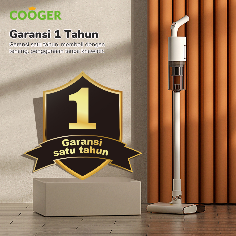 Jual COOGER Vacuum Cleaner Pel dan Sapu Lantai Portable Penyedot Debu ...