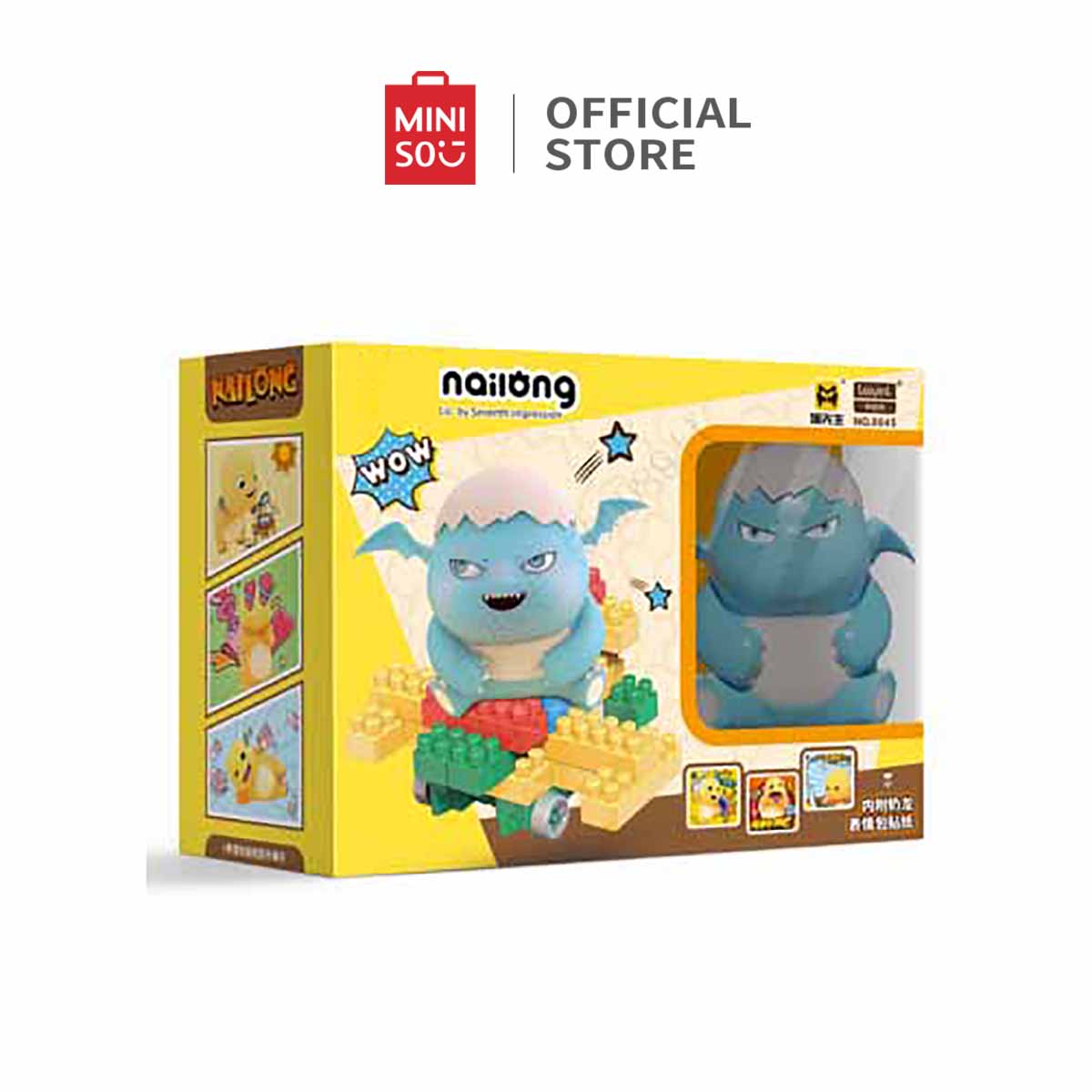 Jual Miniso x NAILONG Collection Blok Bangunan Building Blocks Mainan ...