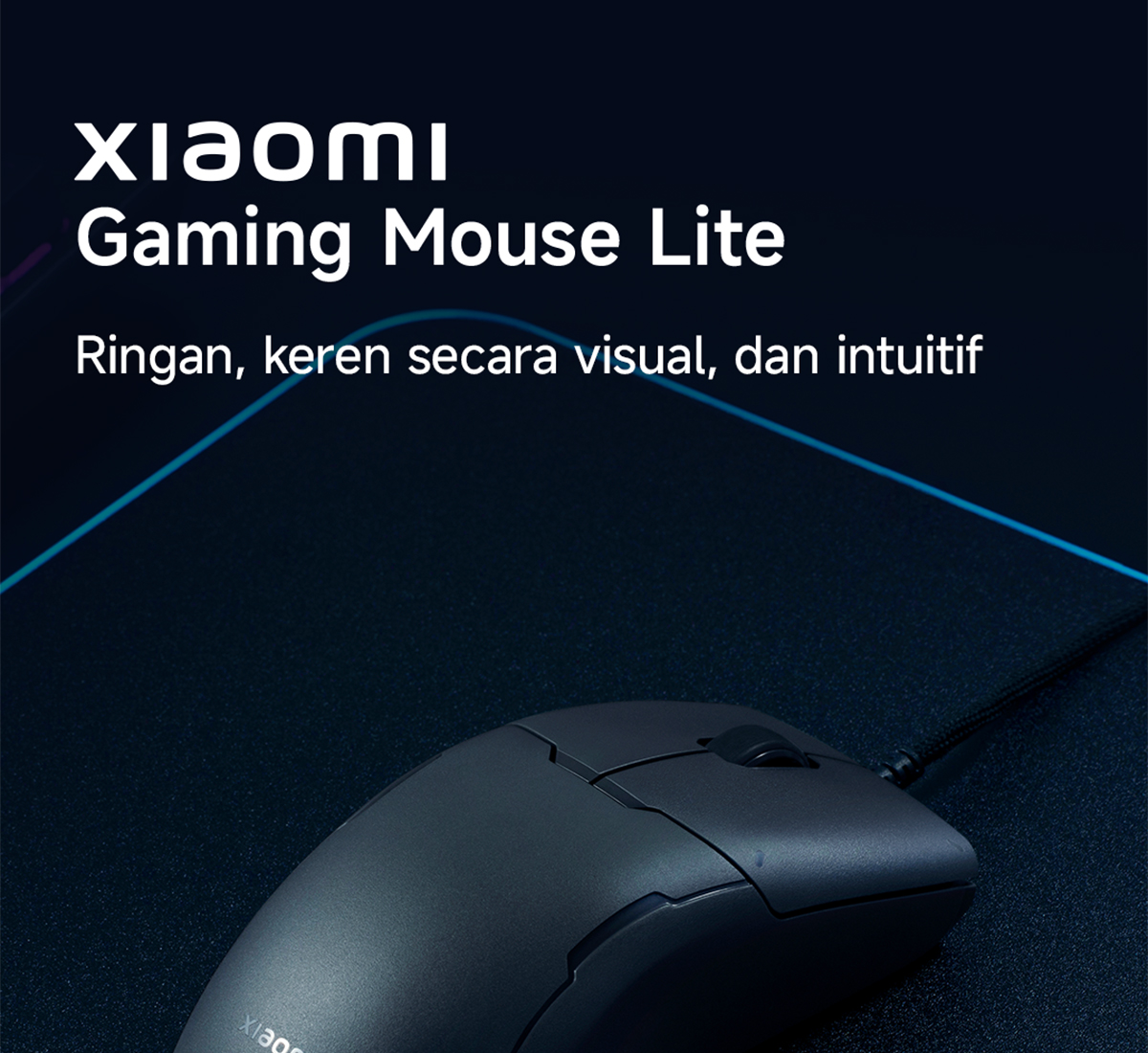 Jual Xiaomi Gaming Mouse Lite | Lampu ambien RGB | 5 tingkat DPI ...