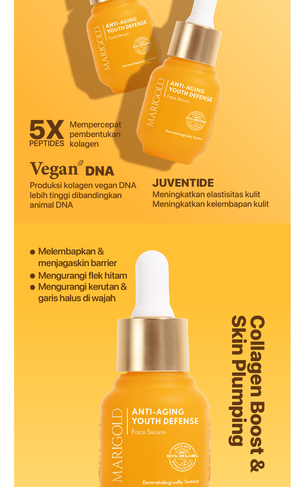 Jual MARIGOLD SERUM - NPURE Marigold anti-Aging Youth Defense Face ...