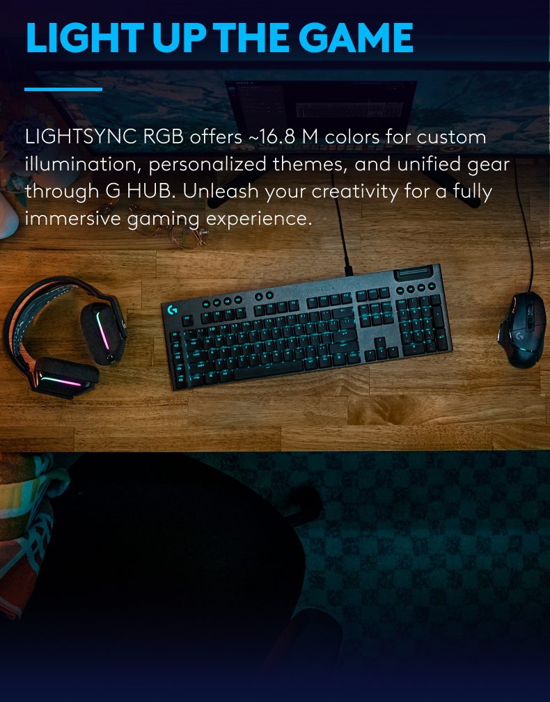 Jual Logitech G915 X Keyboard Gaming Wired, Keycaps PBT Dua Lapis ...