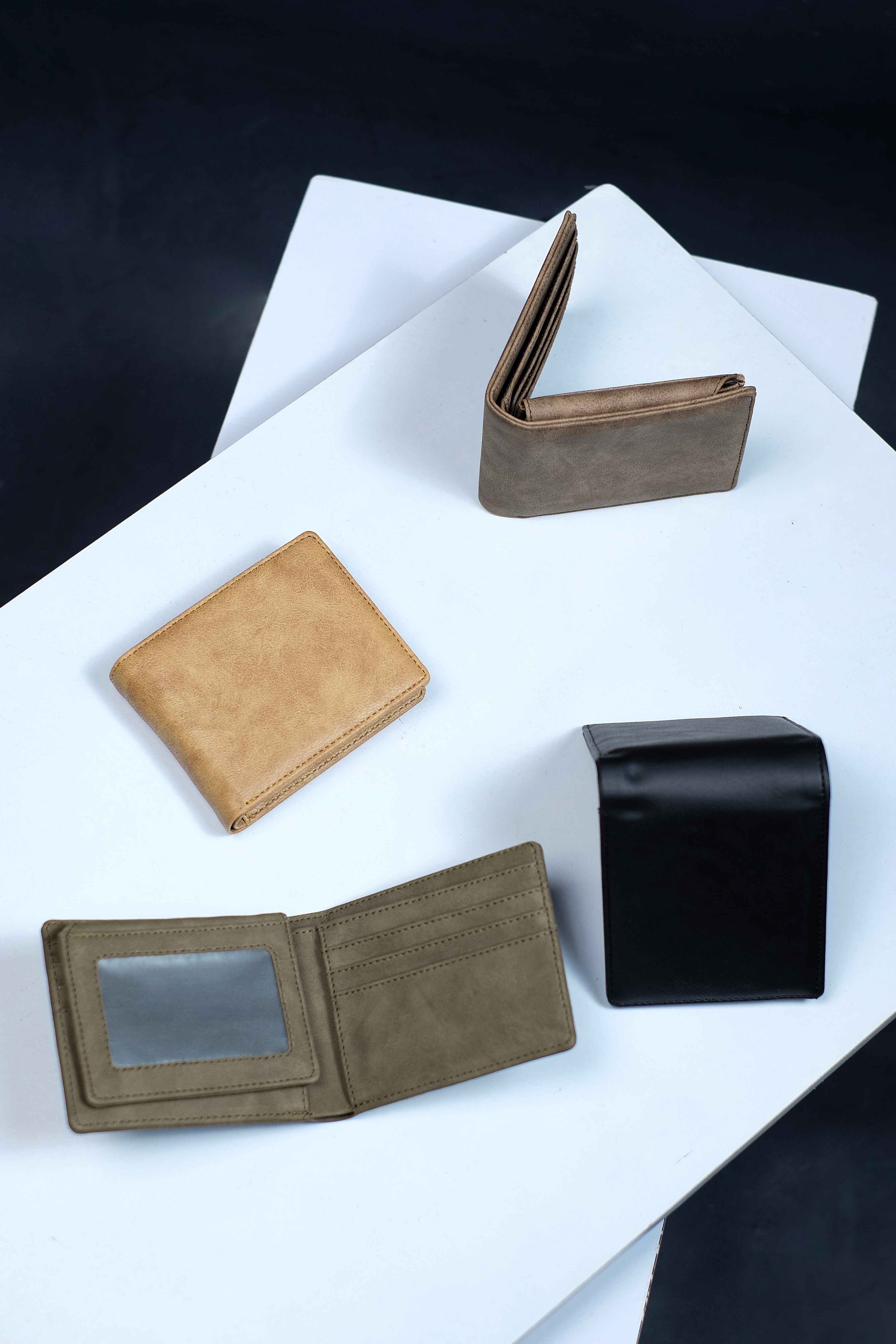 Jual Fatto A Mano Dompet Lipat Pria Bifold Wallet Dompet Cowok Polos ...