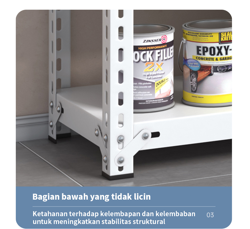 Jual E-TIFE Rak Besi Siku 5/6 Susun Rak Gudang Rak Serbaguna Rak ...