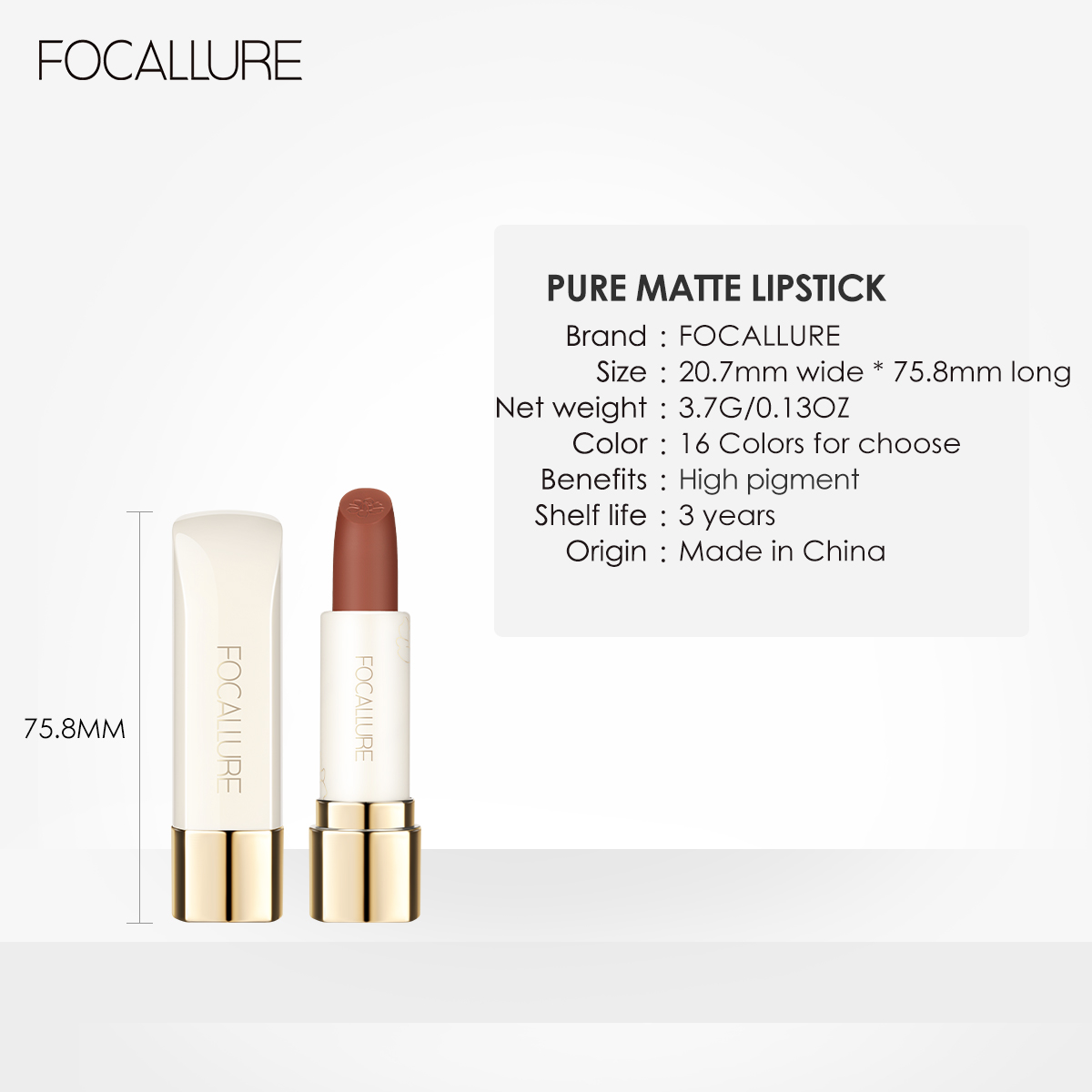 Jual FOCALLURE 2PCS Lip Set Matte Lipstick & Lip Tint Super Glazed ...