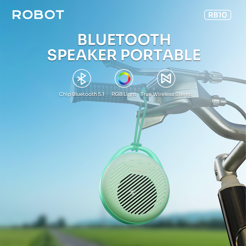 Jual ROBOT Speaker Mini Bluetooth 5.1 Portabel TWS Ultra Bass With RGB Light Speaker Kids ...