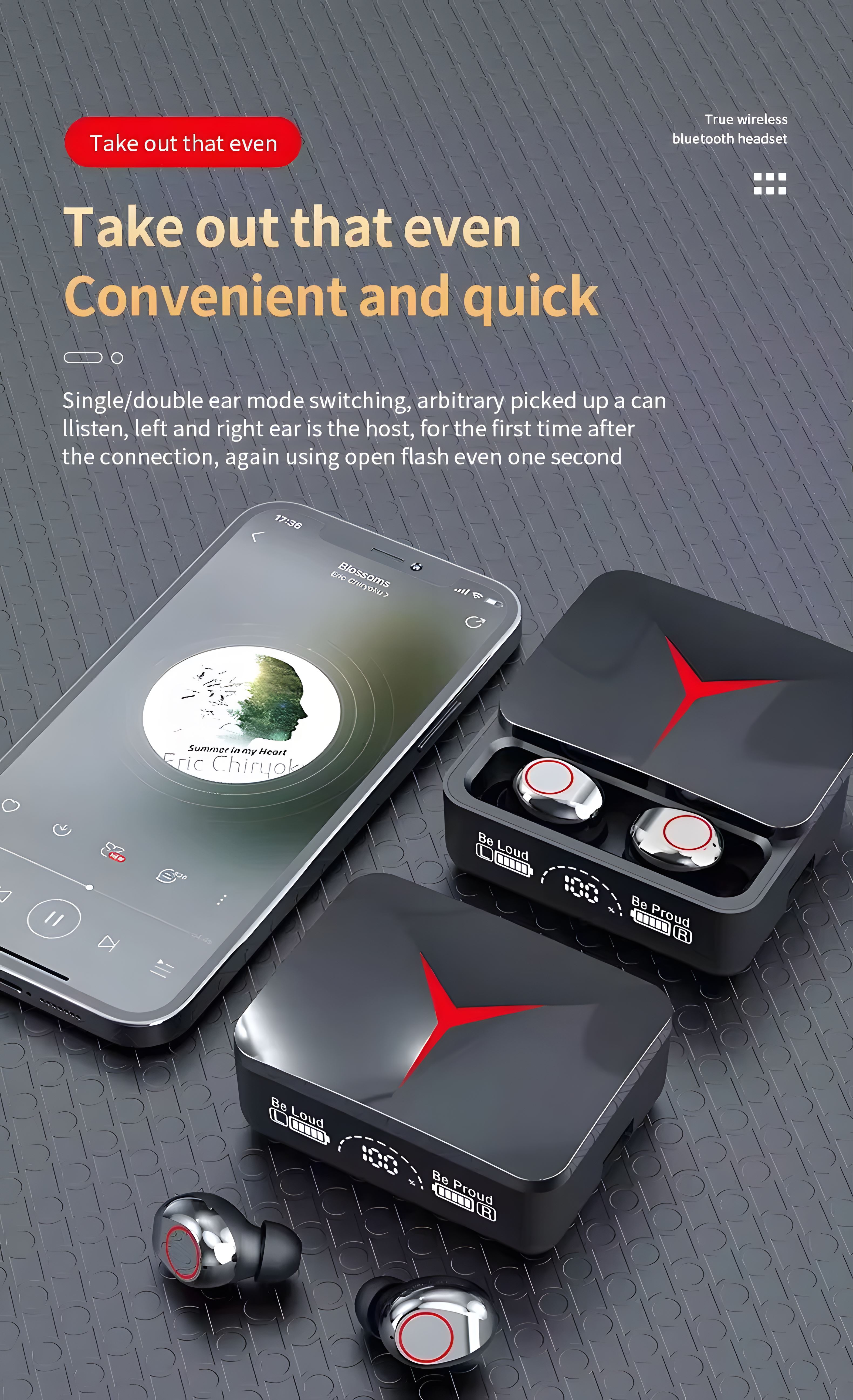 Jual PUNING LENTIVEN TWS Wireless Bluetooth Earphone In Ear Headset ...