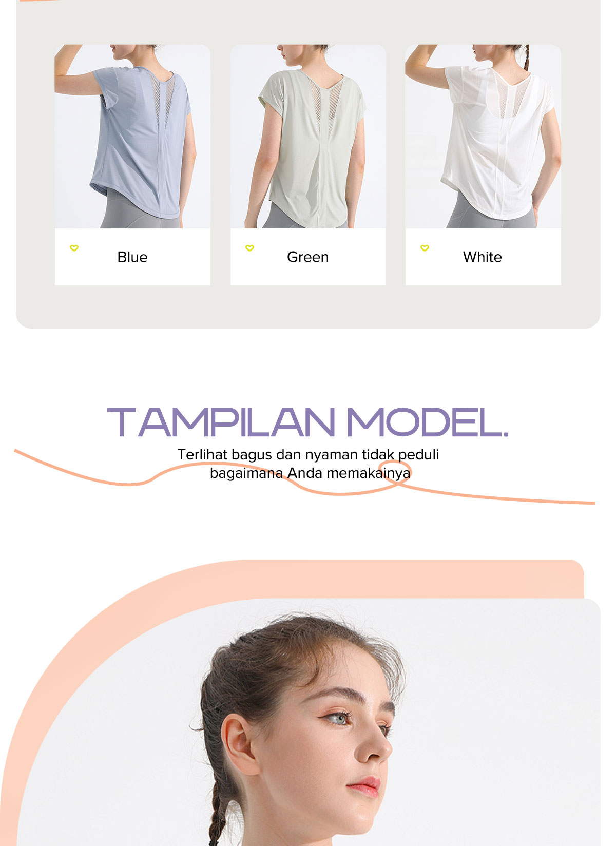 Jual COSI COZY Poundfit Kaos Sport Baju T-shirt Lengan Pendek Wanita ...