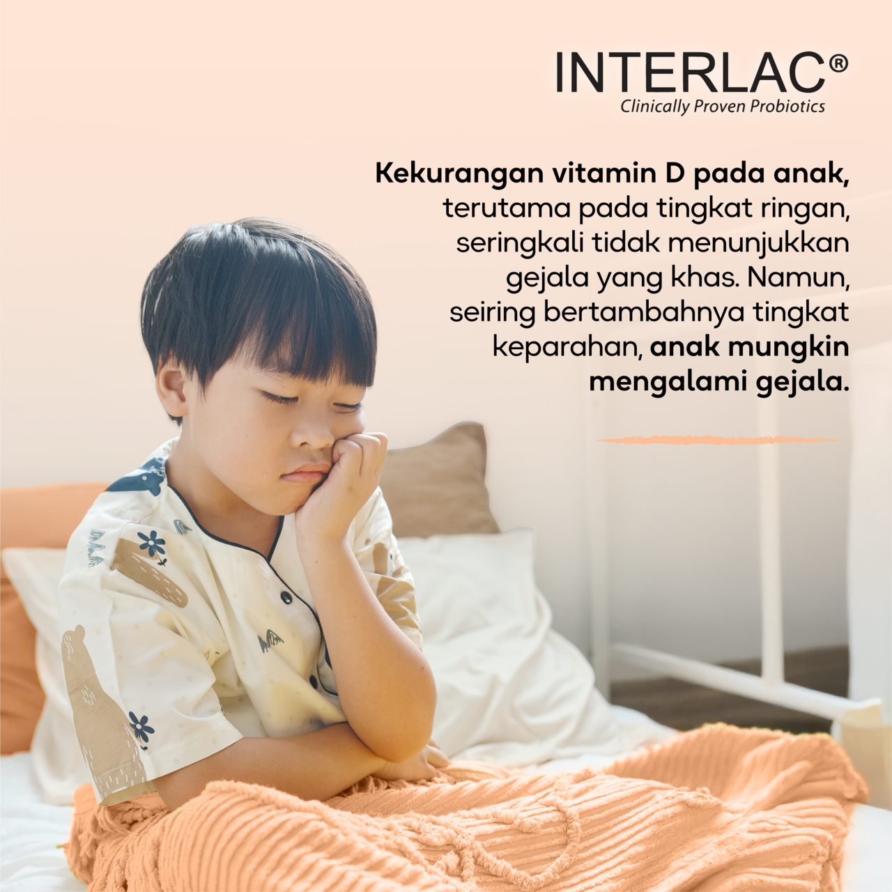 Jual Interlac Probiotik + Vit D3 400 IU 1 Strip @10 Tablet - Menjaga ...