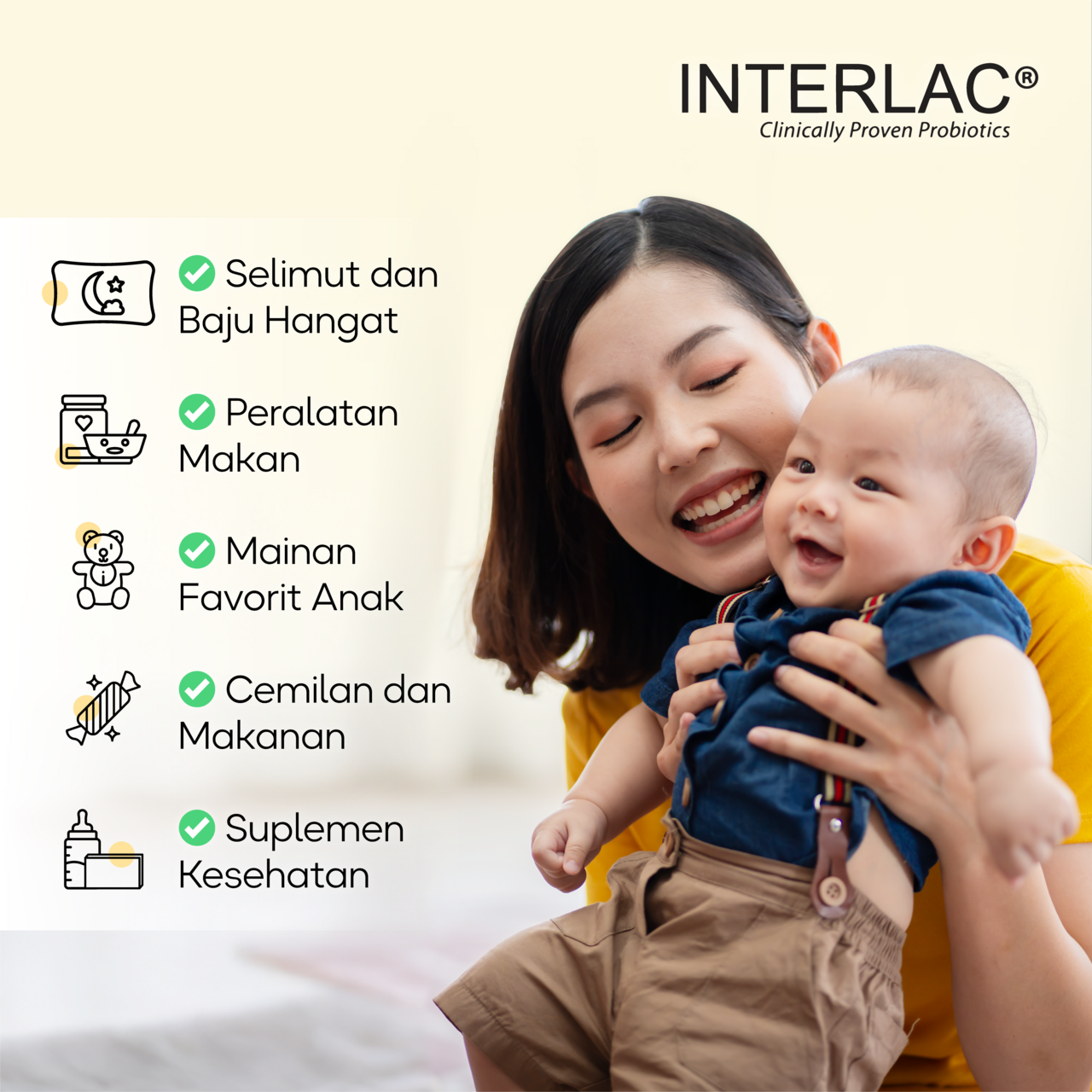 Jual Interlac Probiotik Mini Pack 5 Sachet - Membantu Menjaga Kesehatan ...