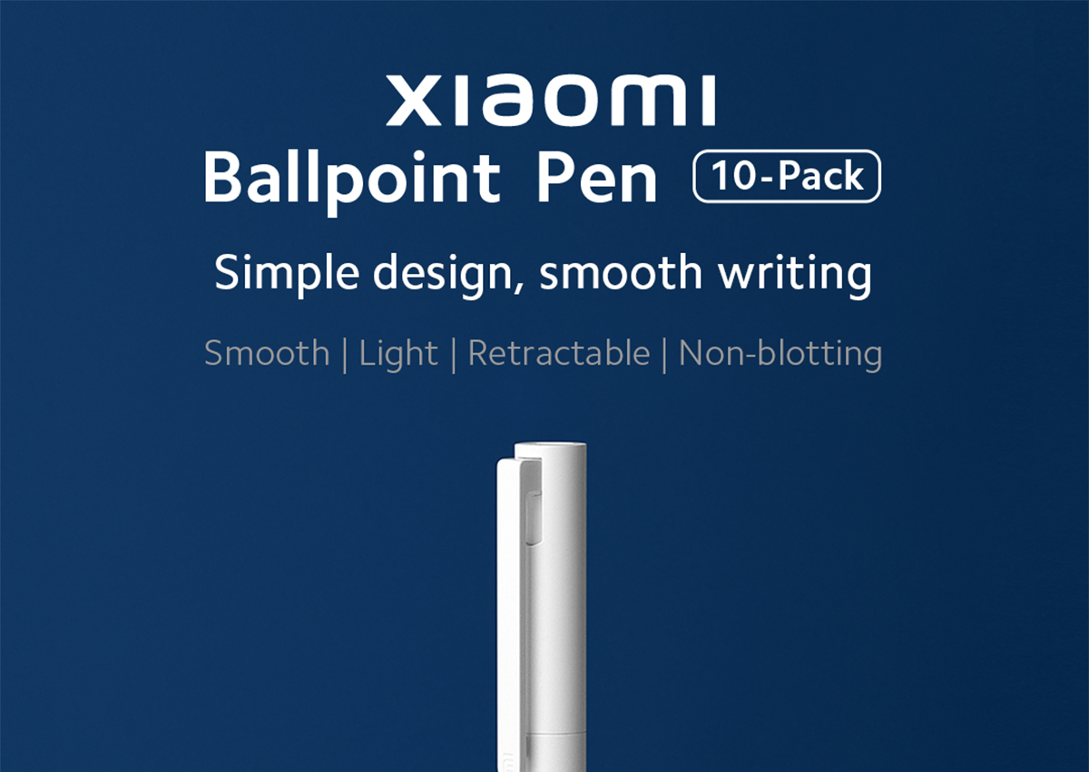 Jual Xiaomi Ballpoint Pen | Smooth writing | Rectable design ...