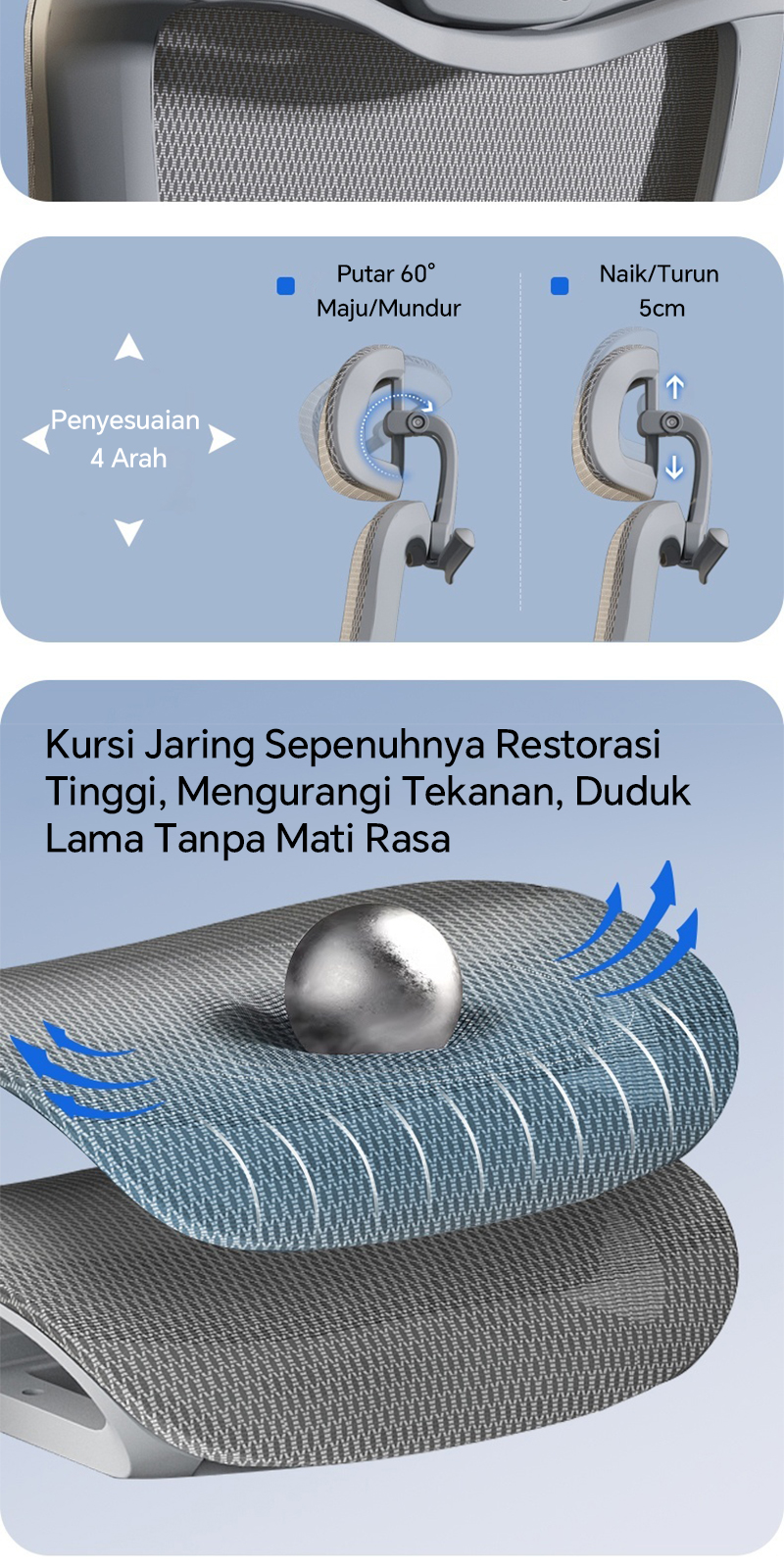 Jual Xpanse LS918 Kursi Ergonomis/Kursi Gaming/Kursi Kantor/Kursi Belajar Kerja [Uji Coba Gratis ...