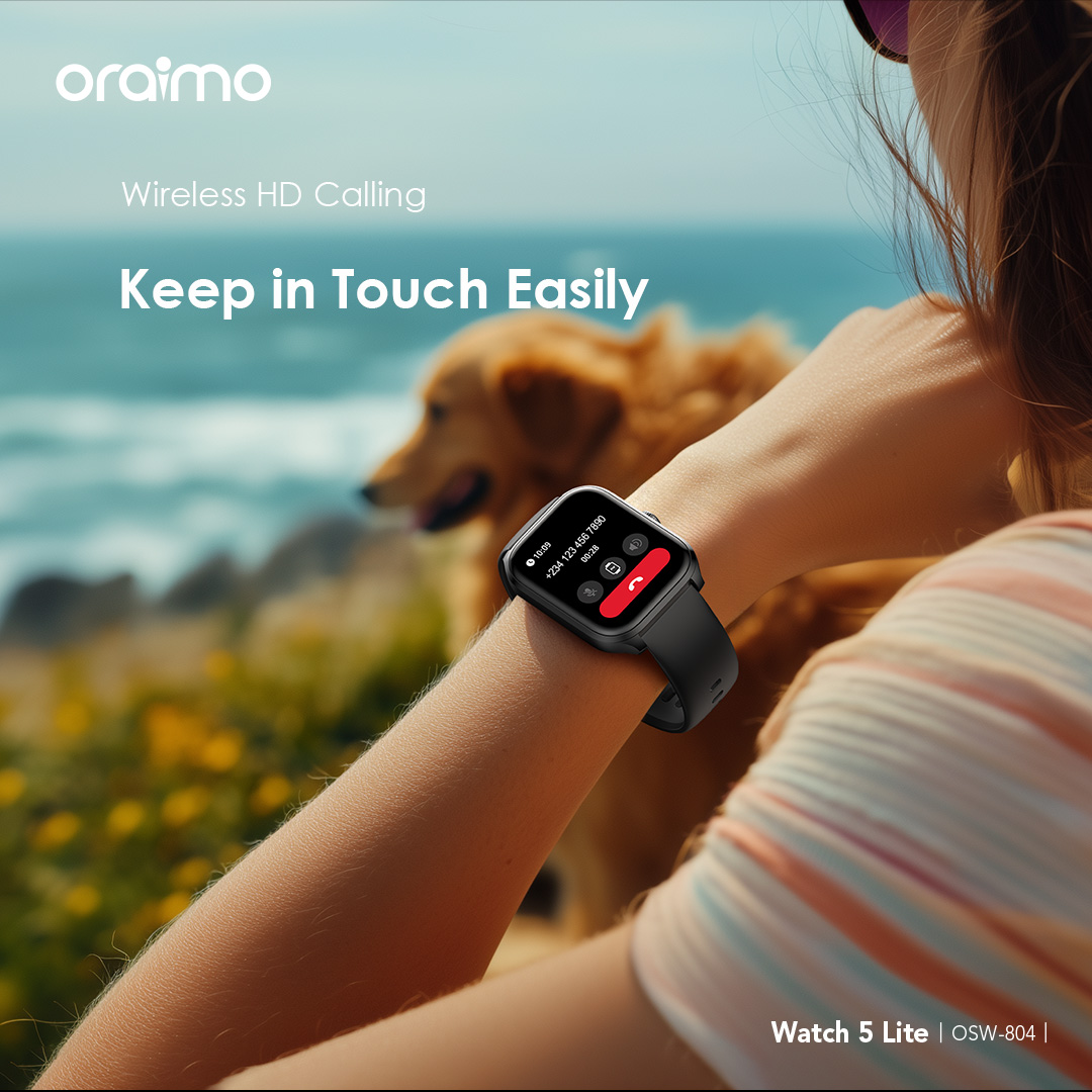 Jual (NEW LAUNCHING) oraimo Watch 5 Lite Smartwatch OSW-804 Jam Tangan ...