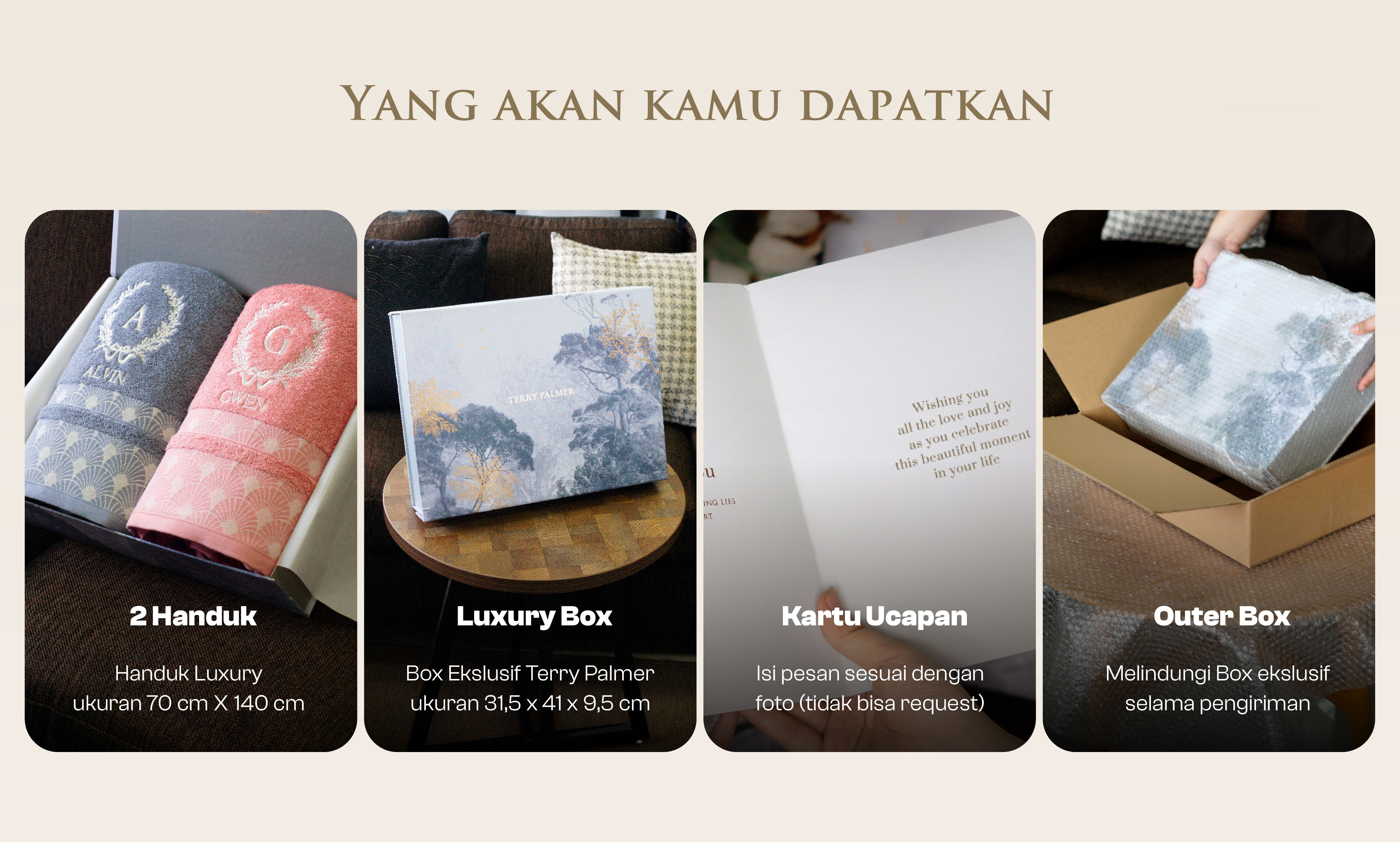 Jual Terry Palmer Luxury - Zea (Handuk Couple Set) / Handuk Seserahan ...