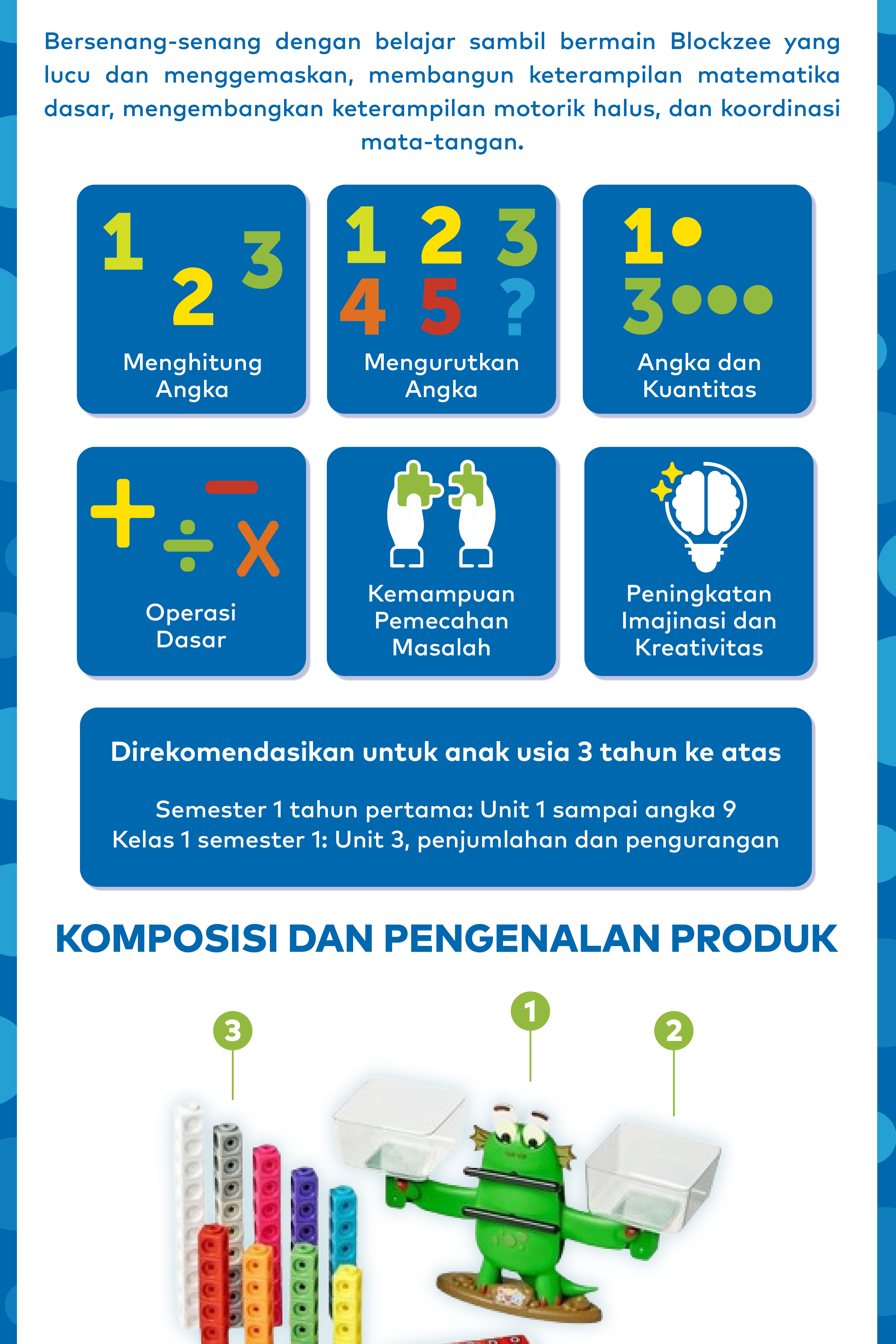 Jual Hand2Mind - Numberblocks Blockzee Balance Scale Activity Set ...