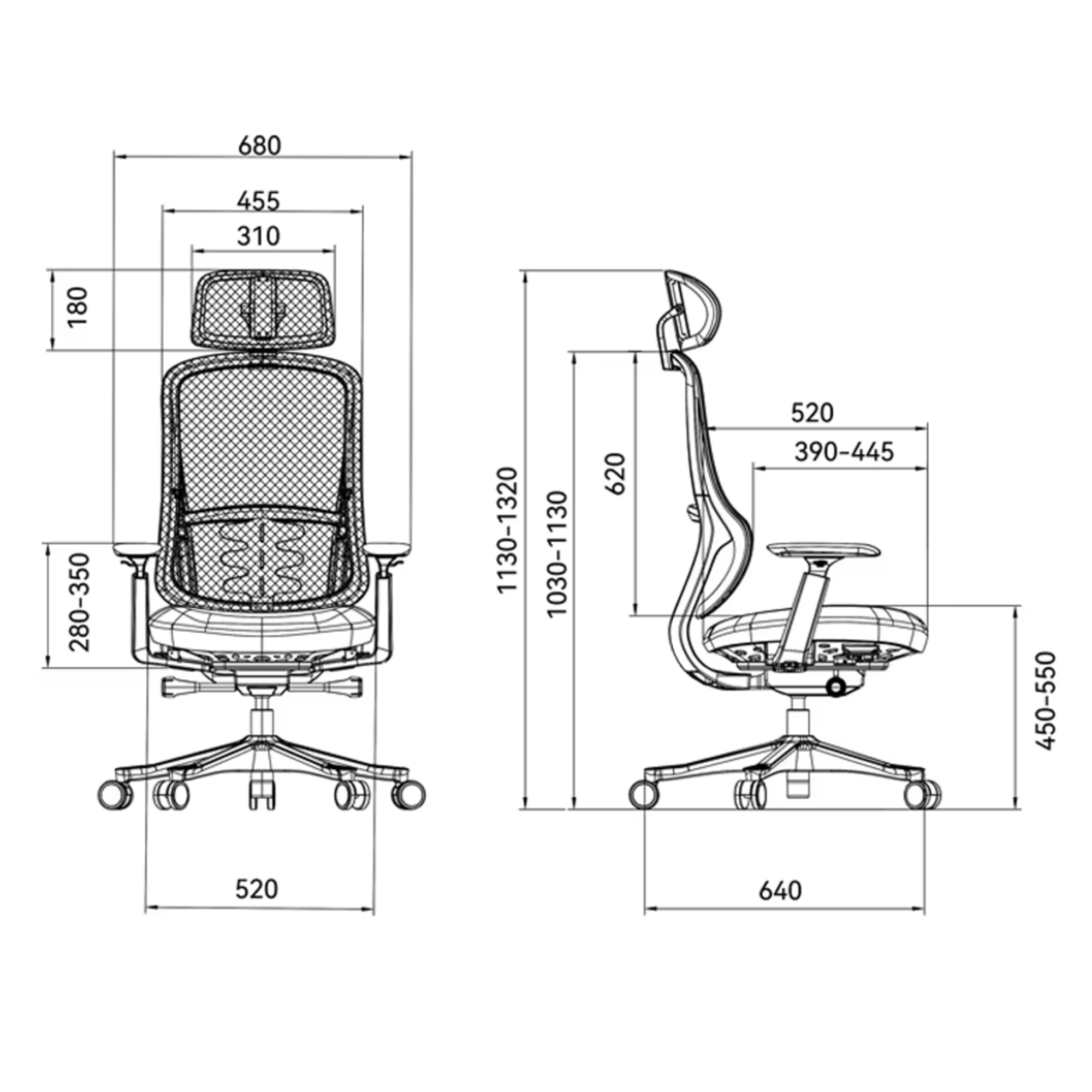Jual OXIHOM S3 Kursi Mesh Kursi Kantor Kursi Kerja Honeycomb Chair Seat ...