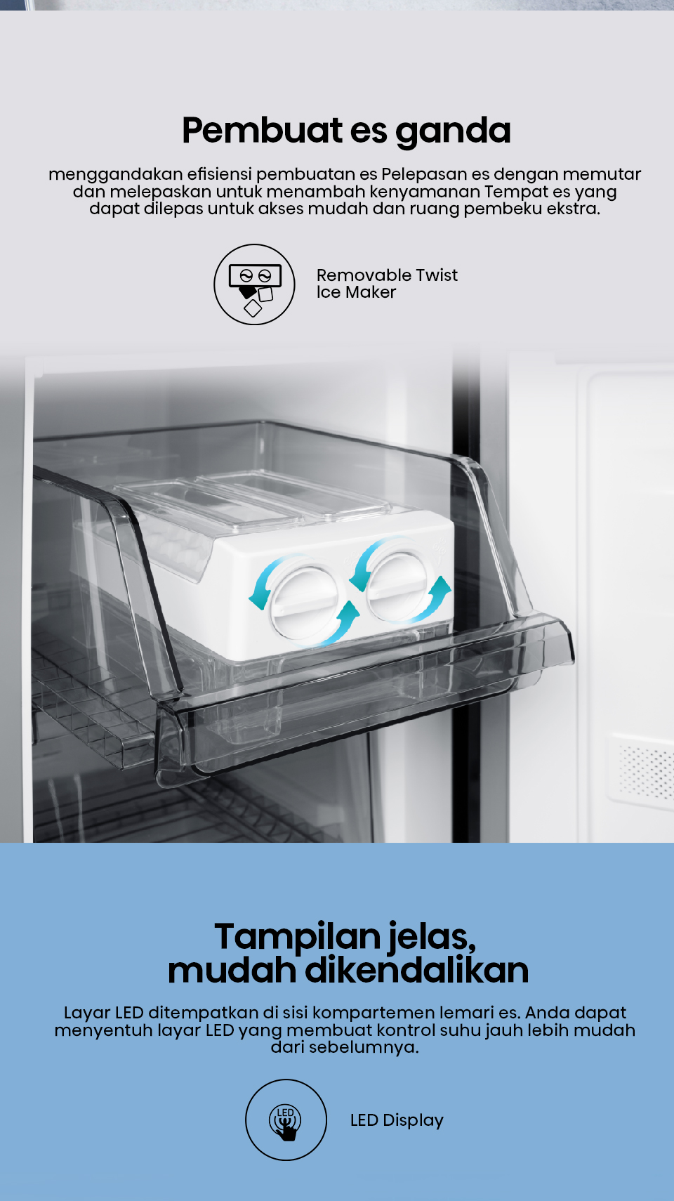 Jual Hisense Kulkas RQ556N4IBU Refrigerator 4 Pintu Kapasitas 467L ...