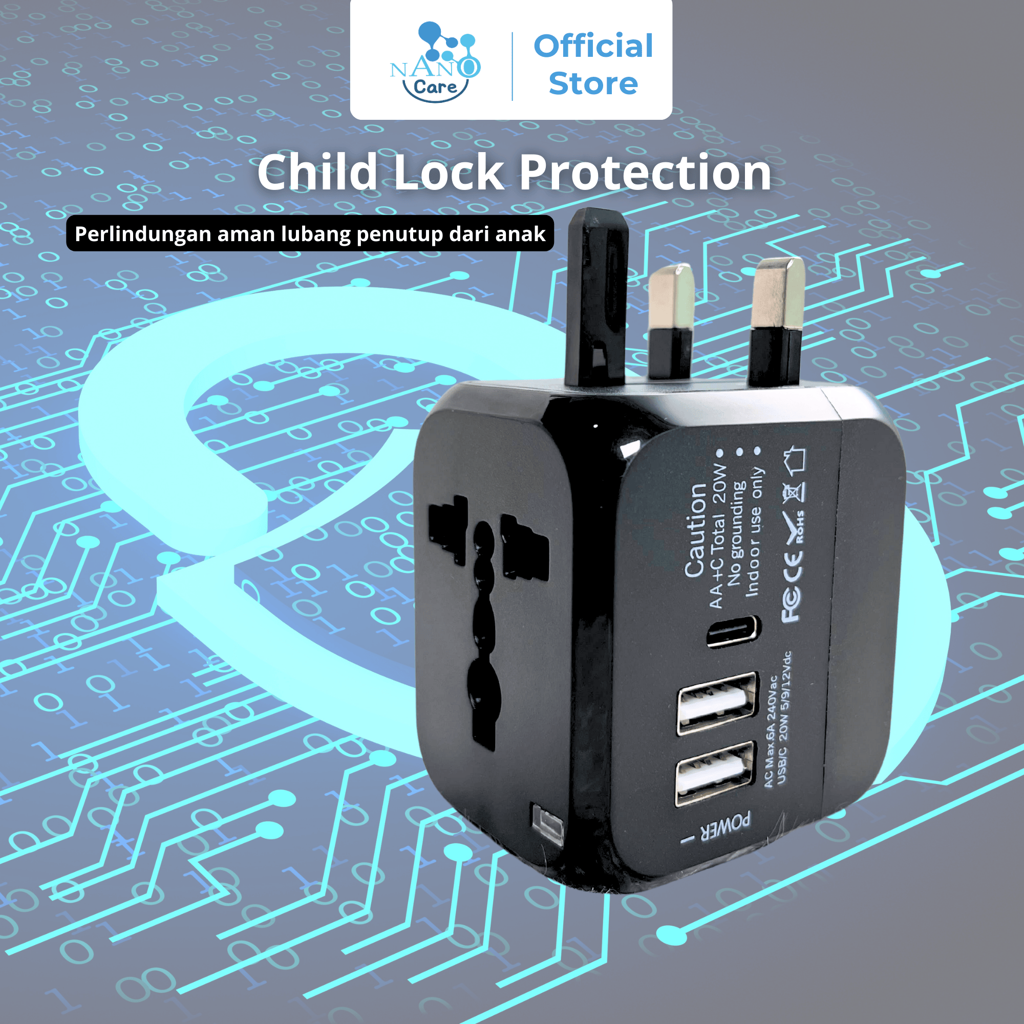 Jual Universal Travel Adaptor | Steker Colokan Serbaguna Internasional ...