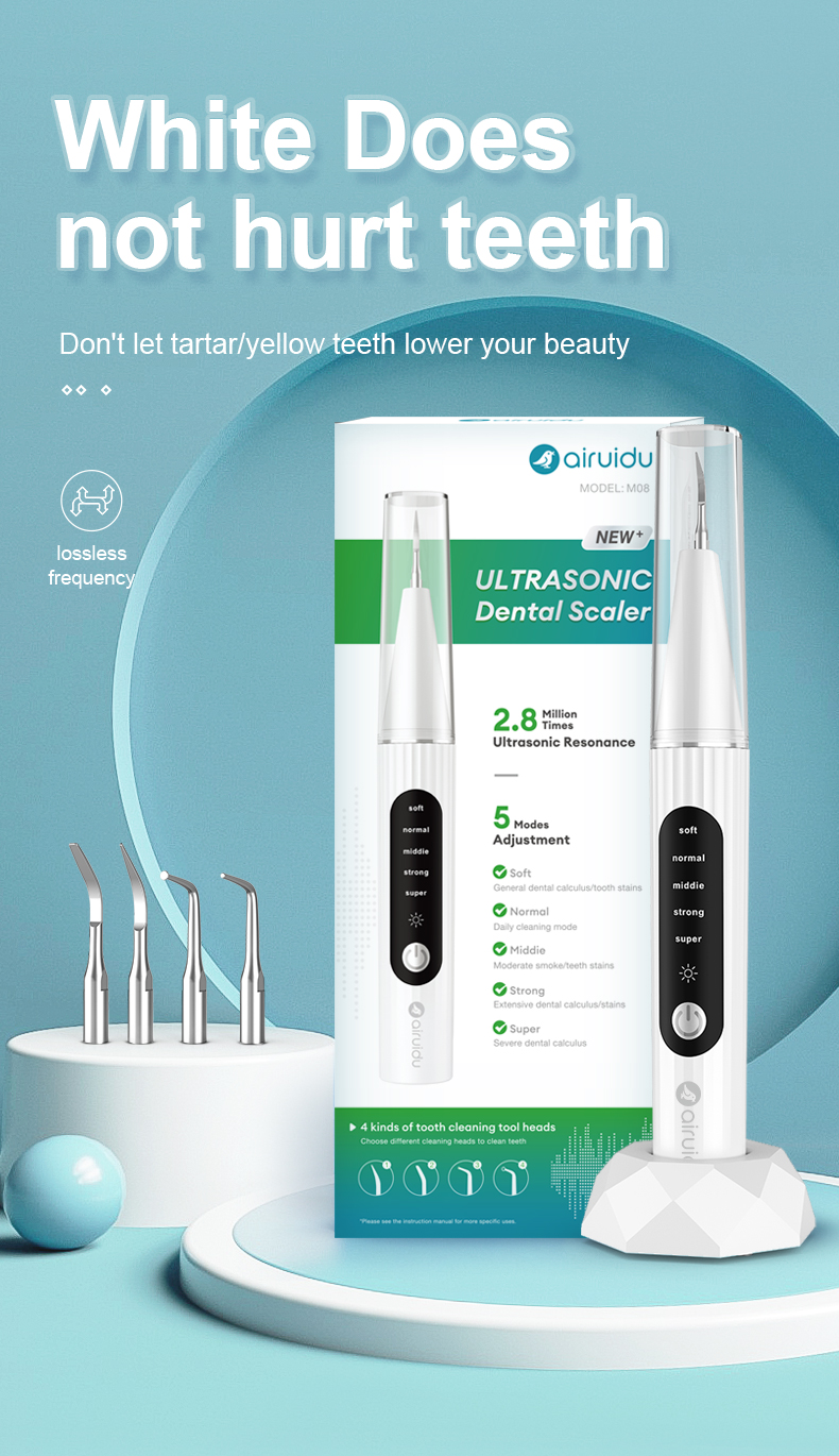 Jual Airuidu M08 sonic Pembersih Karang Gigi Electric Teeth Cleaner ...