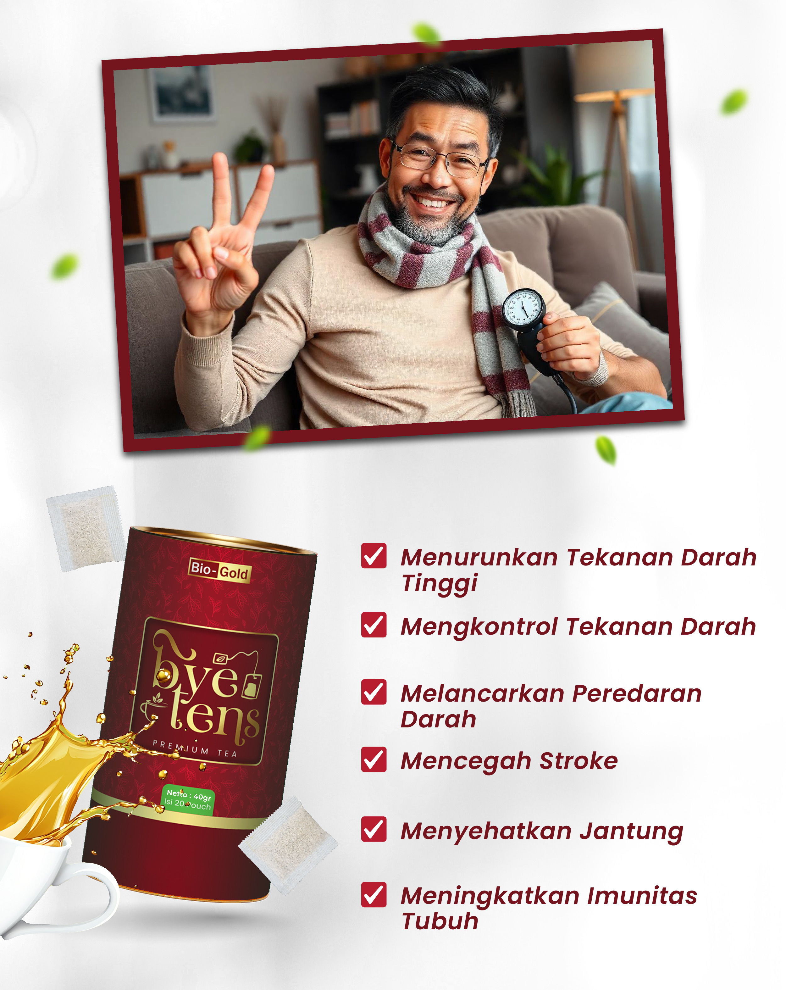 Jual Bye Tens - Premium Tea Teh Obat Hipertensi Kolesterol Gula Darah ...