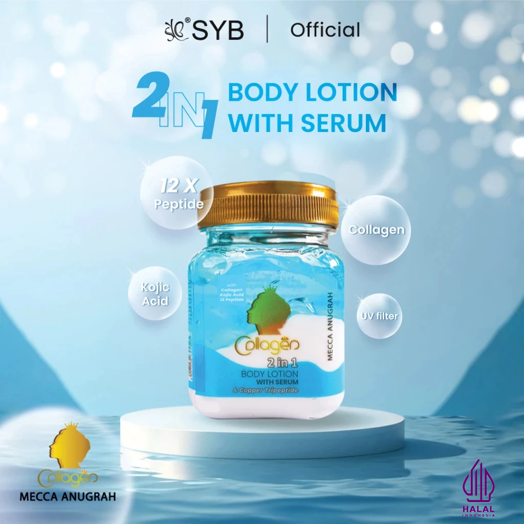 Jual SYB MECCA ANUGRAH COLLAGEN BODY LOTION (BITCOL) ORIGINAL 100% BPOM ...