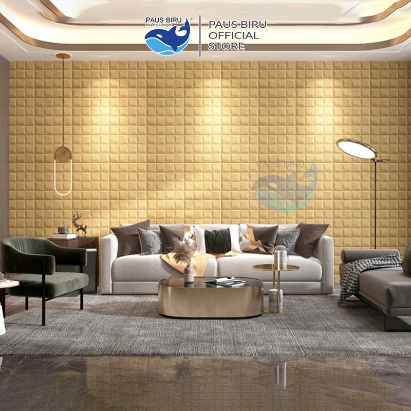 Jual Paus Biru - Wallpaper Dinding Kulit Sticker Foam Ukuran 76x23cm ...