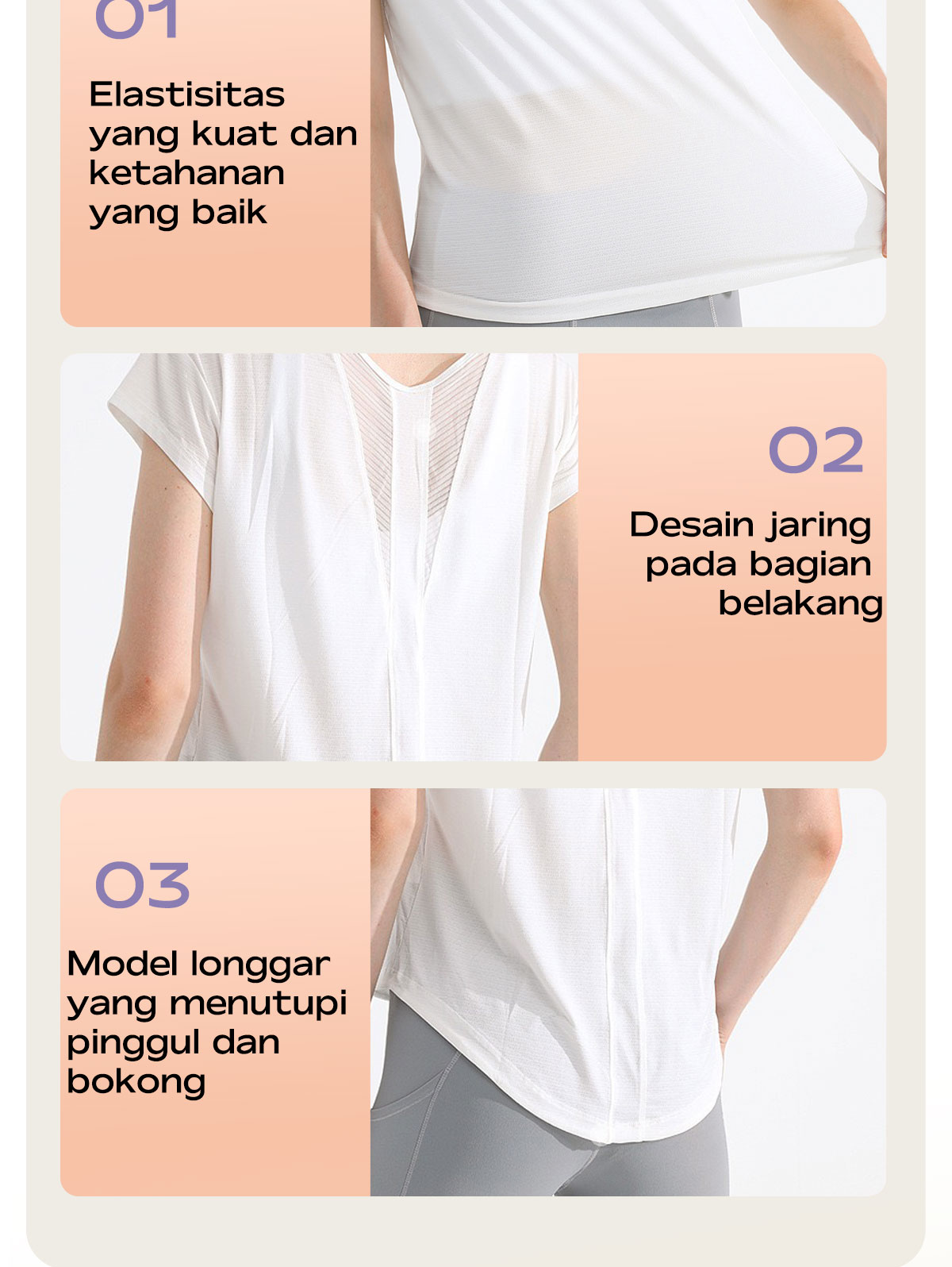 Jual COSI COZY Poundfit Kaos Sport Baju T-shirt Lengan Pendek Wanita ...