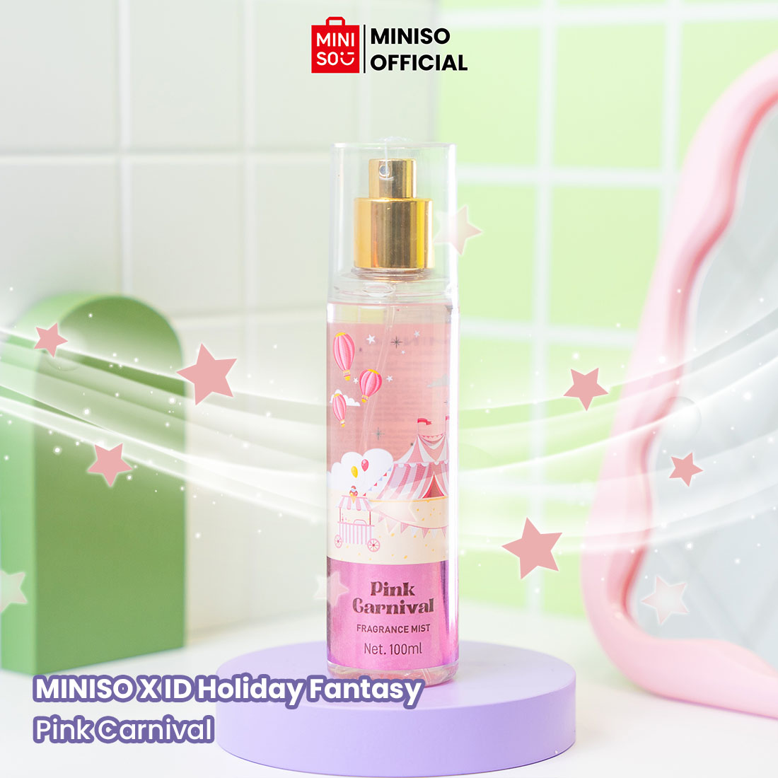 Jual Miniso Fragrance Mist Body Spray Parfum Pria & Wanita Perfum Rasa ...
