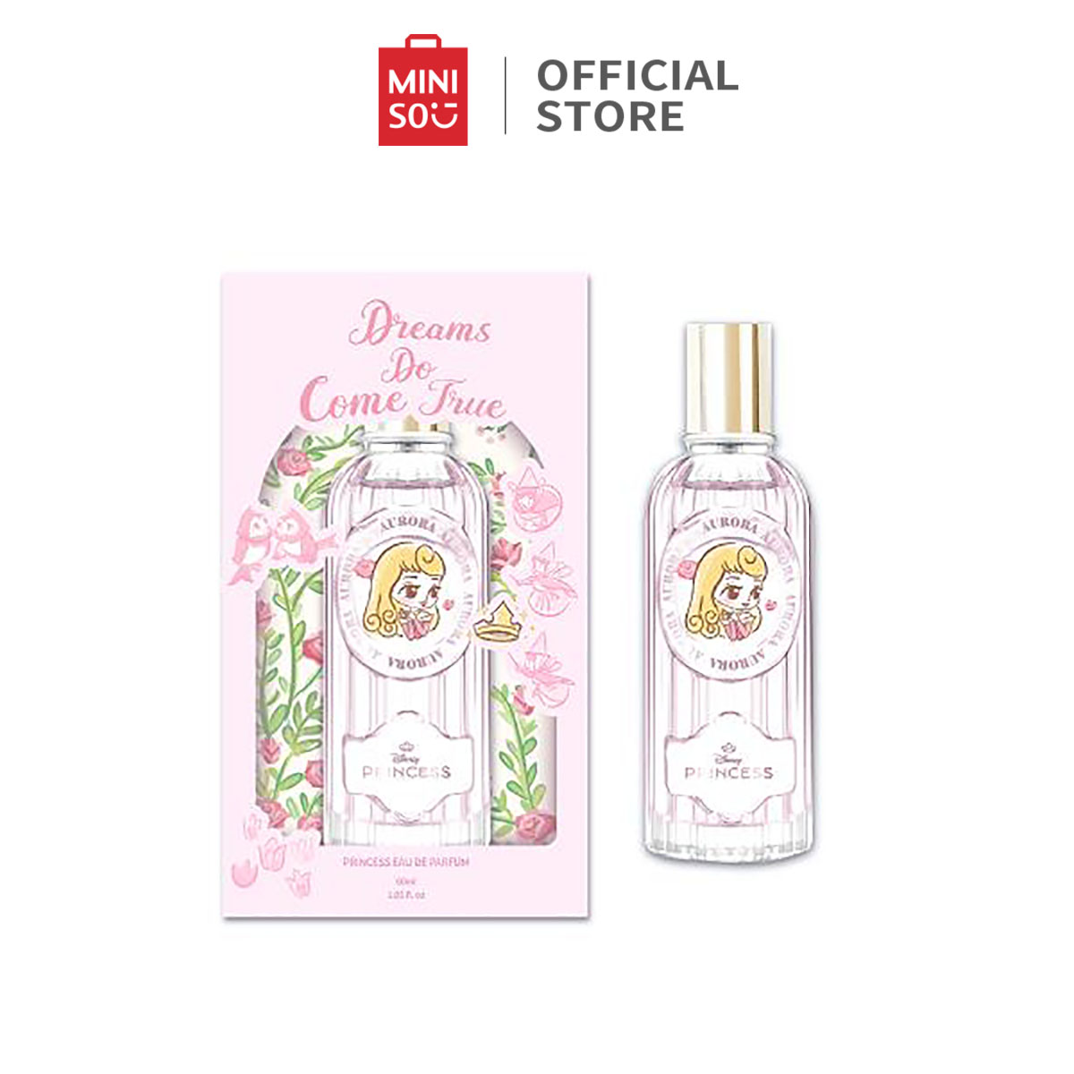 Jual Miniso x Disney Princess Parfum Wanita EDP Perfum Fantasy Flower ...