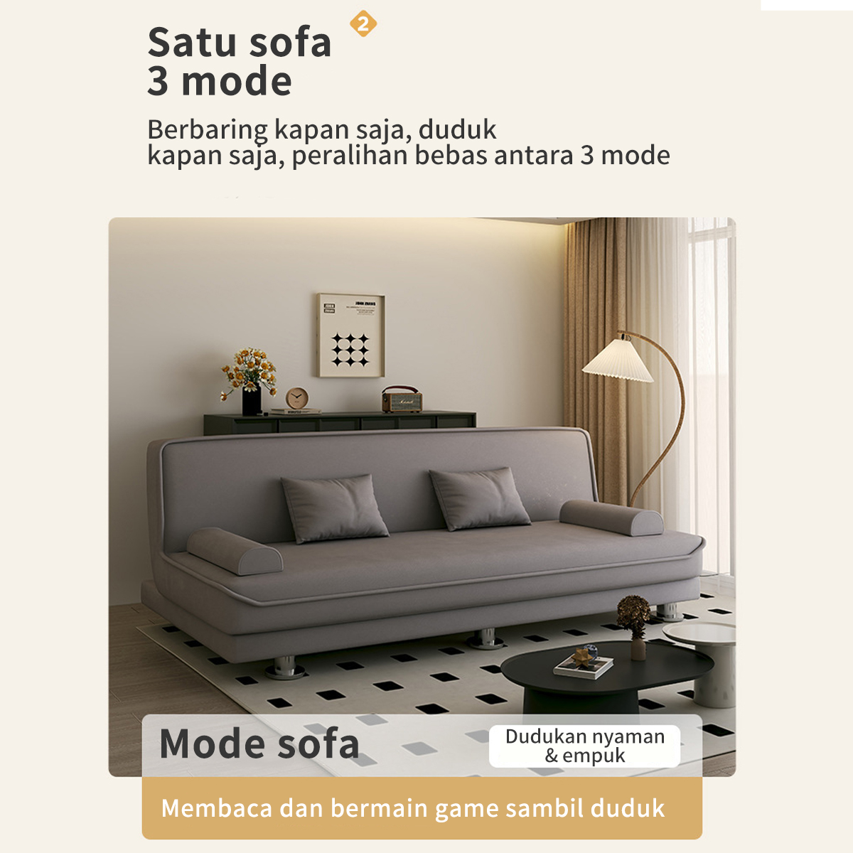 Jual Hidup Mewah 120-180CM Sofa serbaguna Tempat tidur sofa lipat Sofa ...