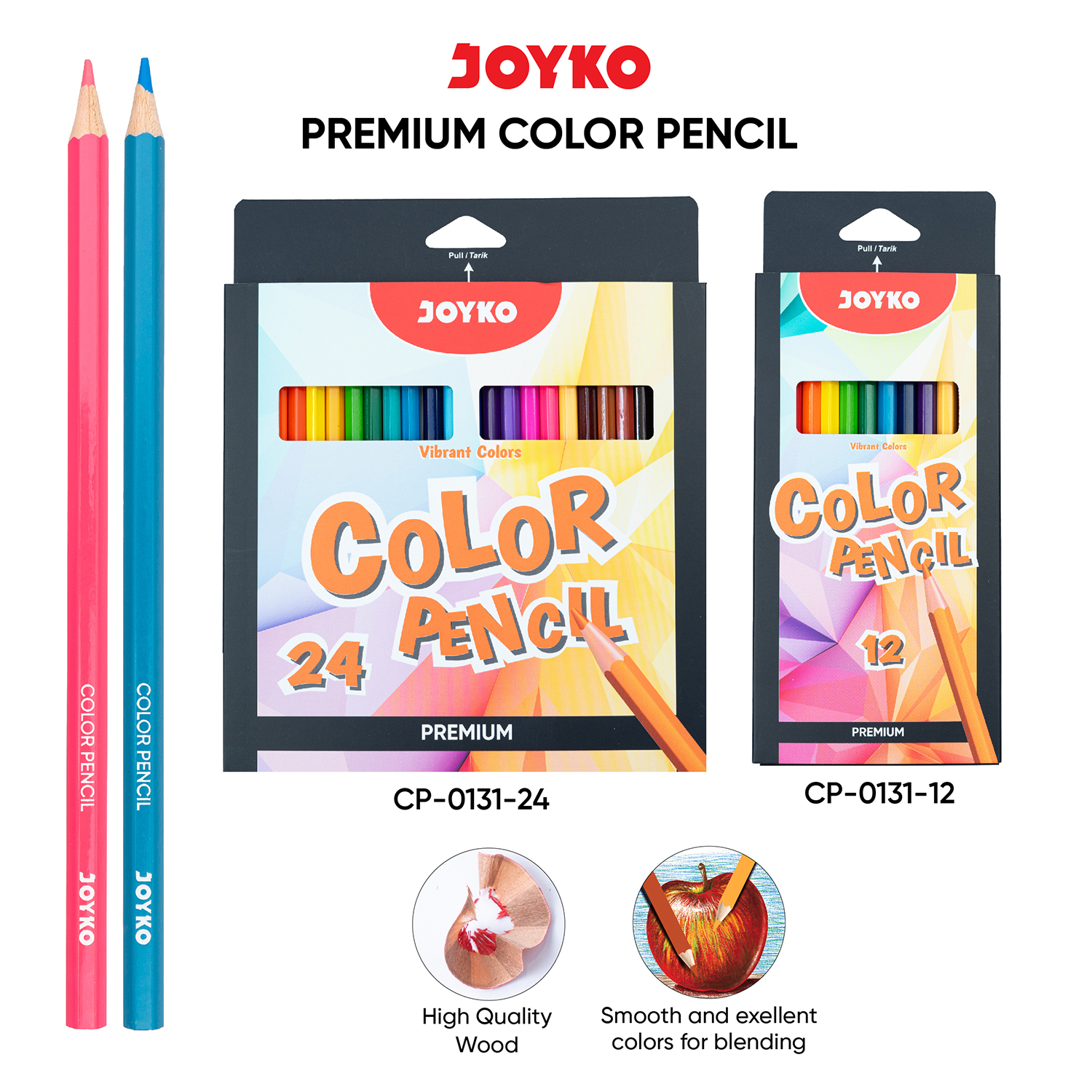 Jual JOYKO Premium Color Pencil Pensil Warna Premium CP-0131 | Shopee ...