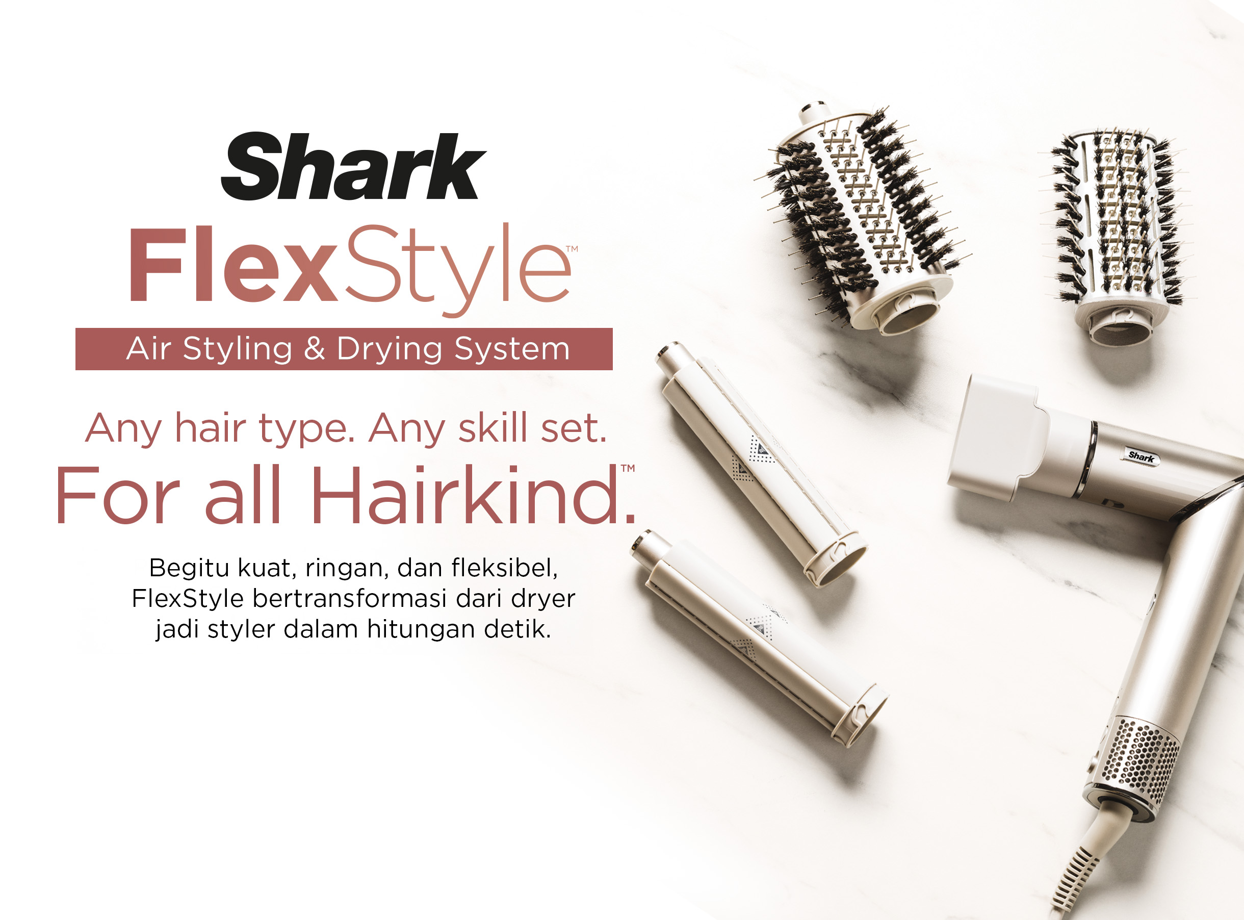 Jual Shark FlexStyle - Multi-styling Hair Dryer and Styler Mocha ...