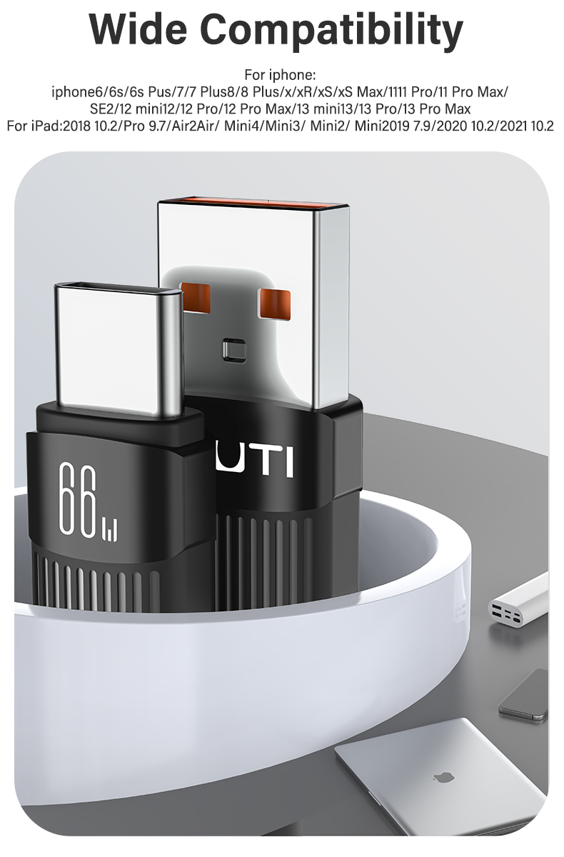 Jual TUTI Kabel Data Micro USB To Type C 66W 3M Fast Charging Untuk ...