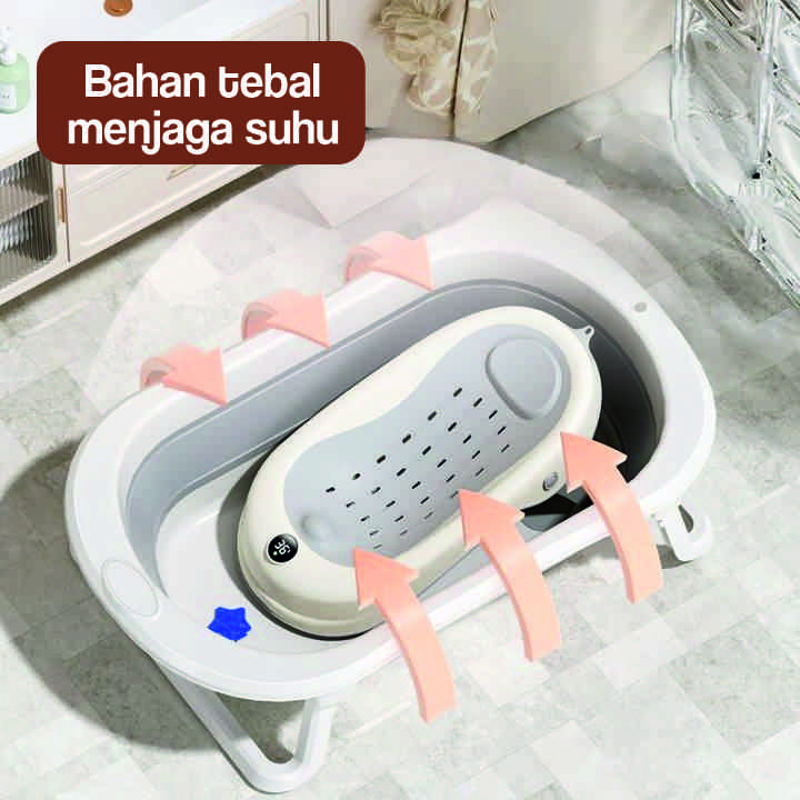 Jual Dejavu Foldable Baby Bath Tub Bak Mandi Bayi Portable Lipat Tempat ...