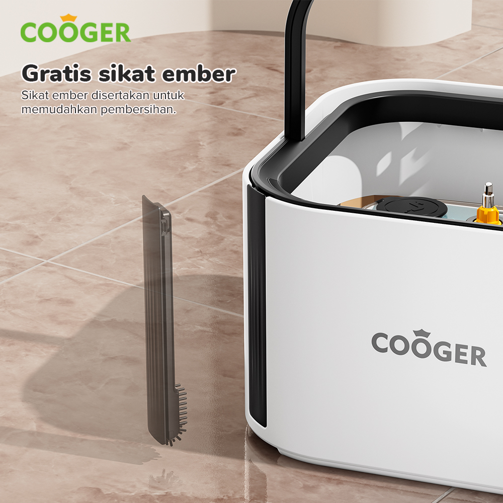 Jual COOGER Alat Pel Lantai Lipat Upgrade Panda Mop 3 Liter Modern ...